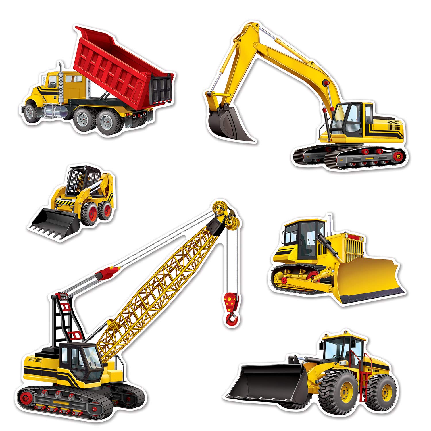 Cartoon Construction Equipment