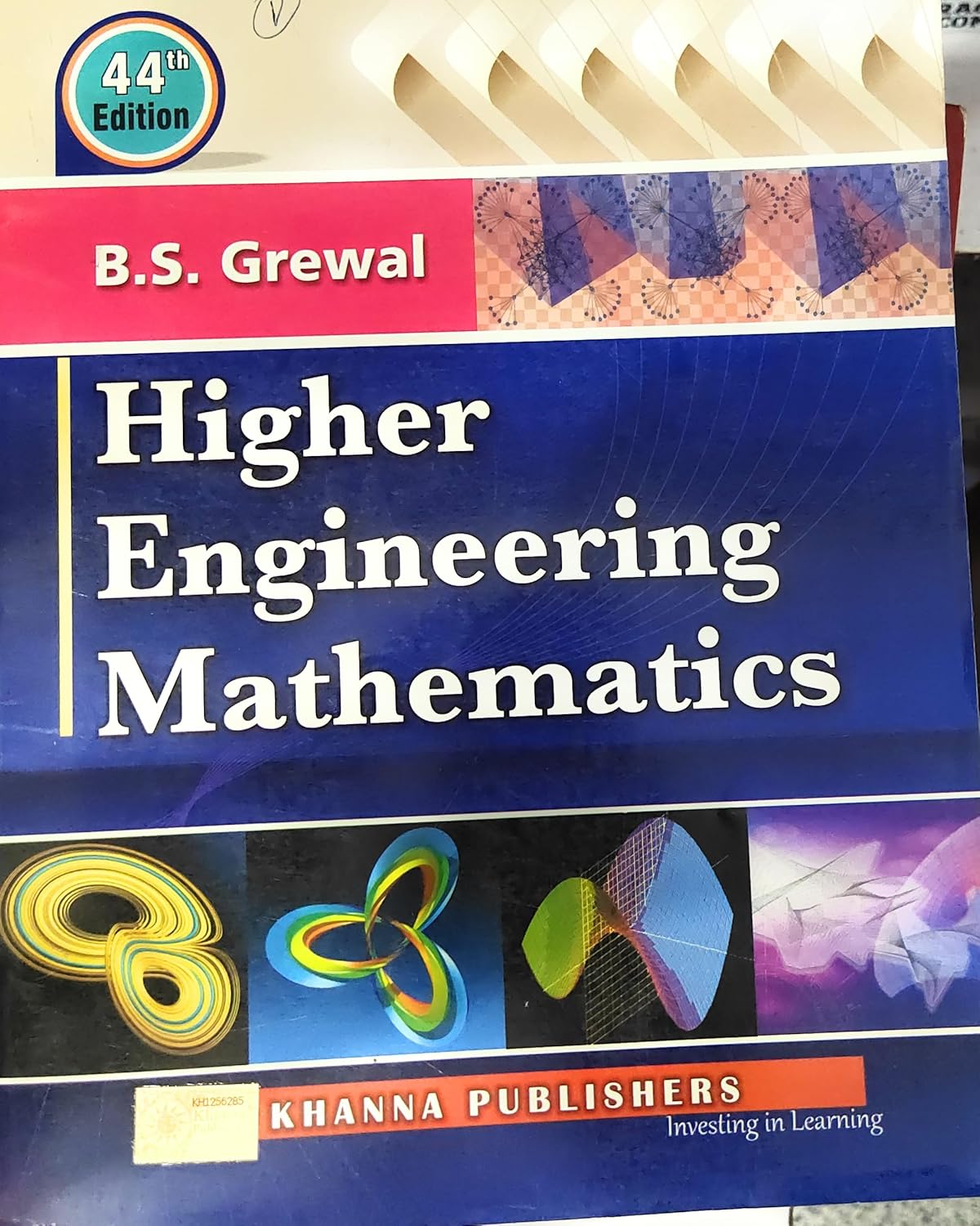Higher Engineering Mathematics 44th Edition : B.S. Garewal: Amazon.in ...