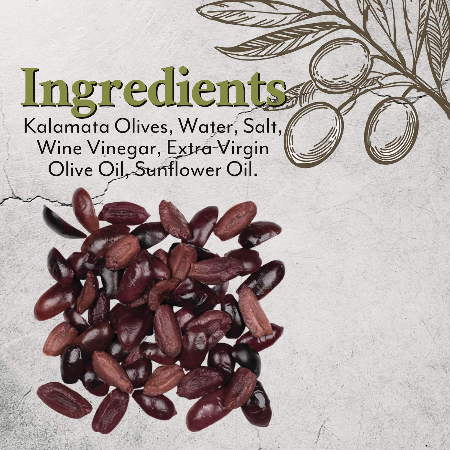 Snapklik.com : Roland Foods Kalamata Olive Wedges From Greece