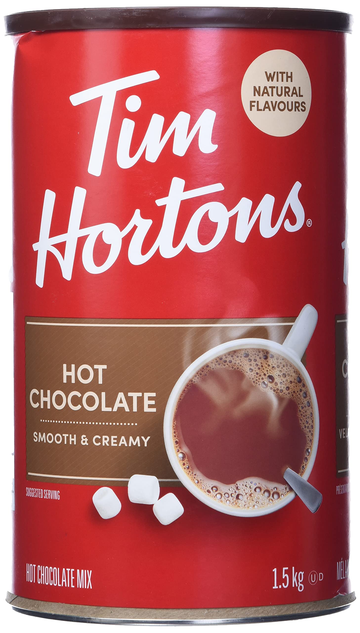 Tim Hortons Hot Chocolate Beverage Mix, Original, 1.5kg Can : Amazon.ca ...