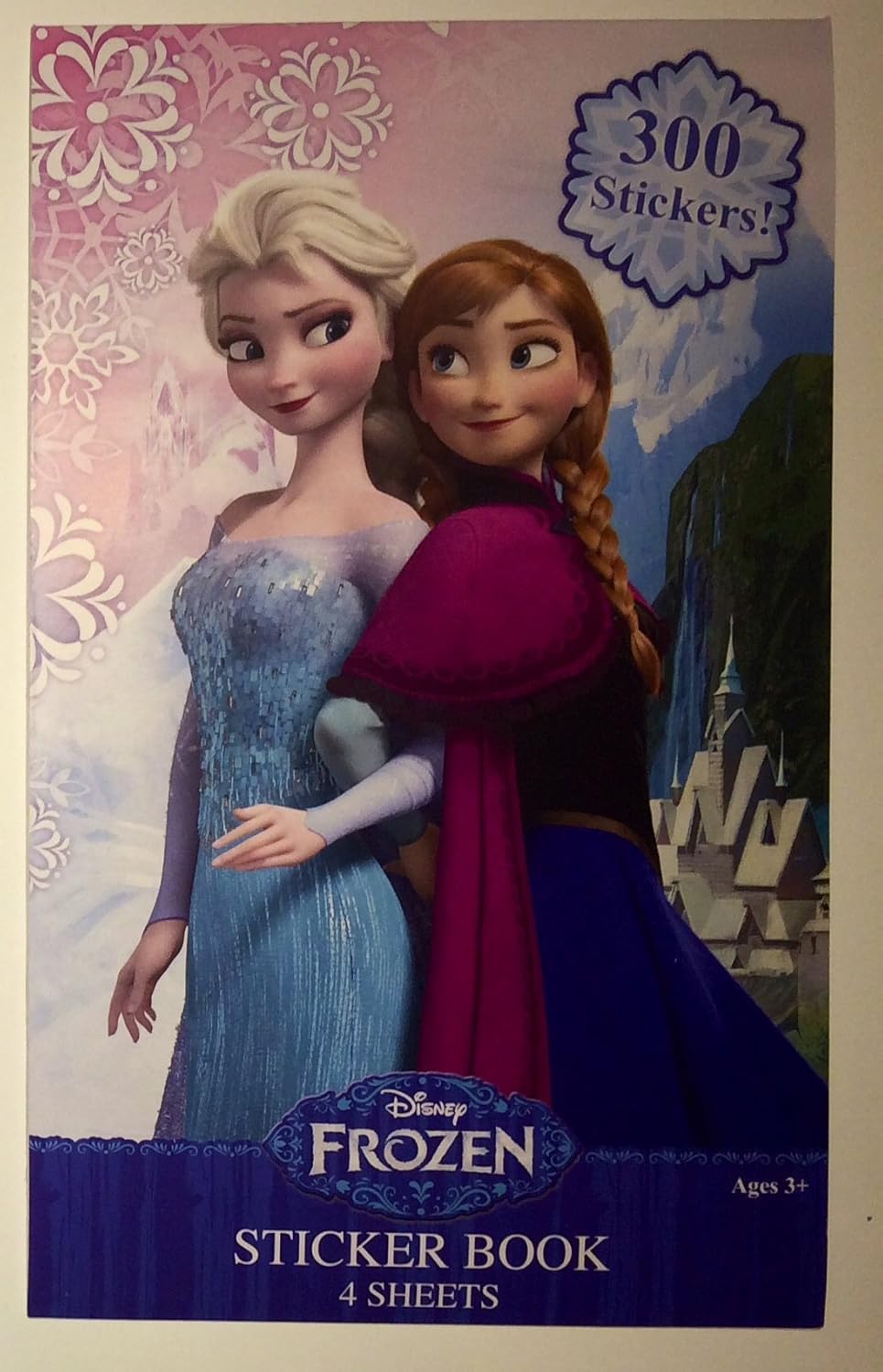 Amazon.com: Disney Frozen Elsa and Anna 300 Count Sticker Book; 4 ...