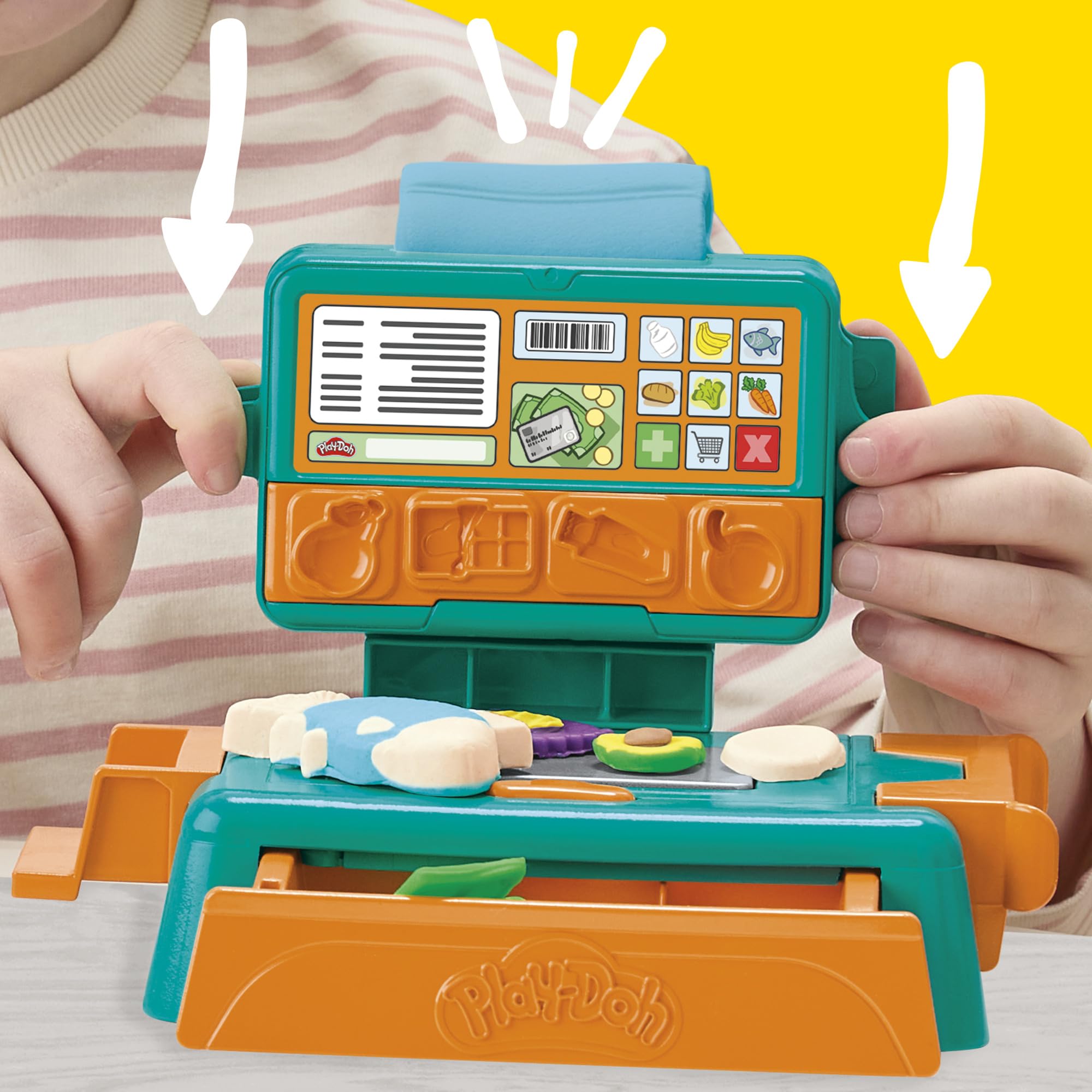 Kids Pretend Grocery Set Play-Doh Super Slice Cake Play Kitchen Set ...