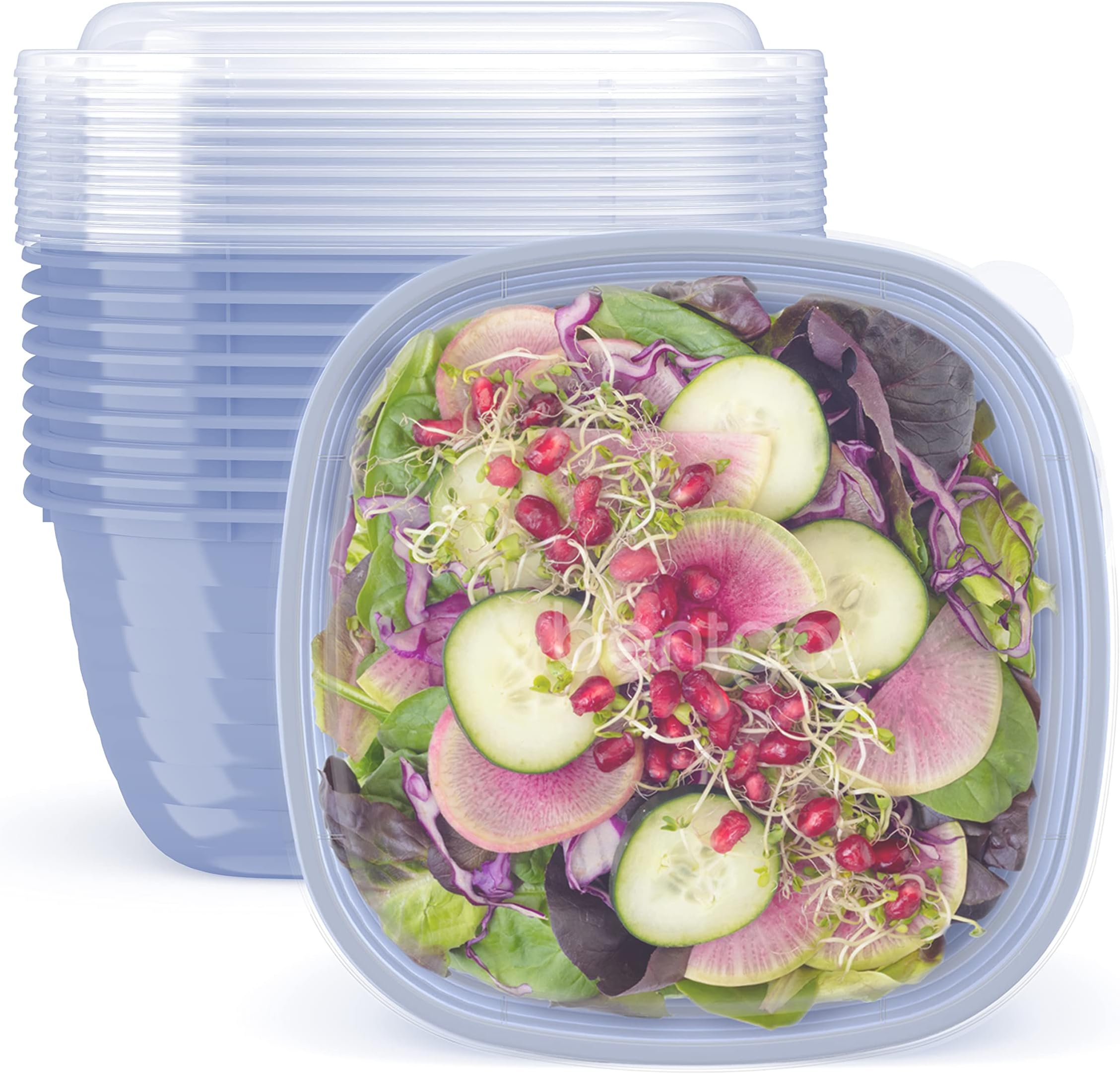 Amazon.com: Lock & Lock Easy Essentials Food Storage Salad Bowl ...