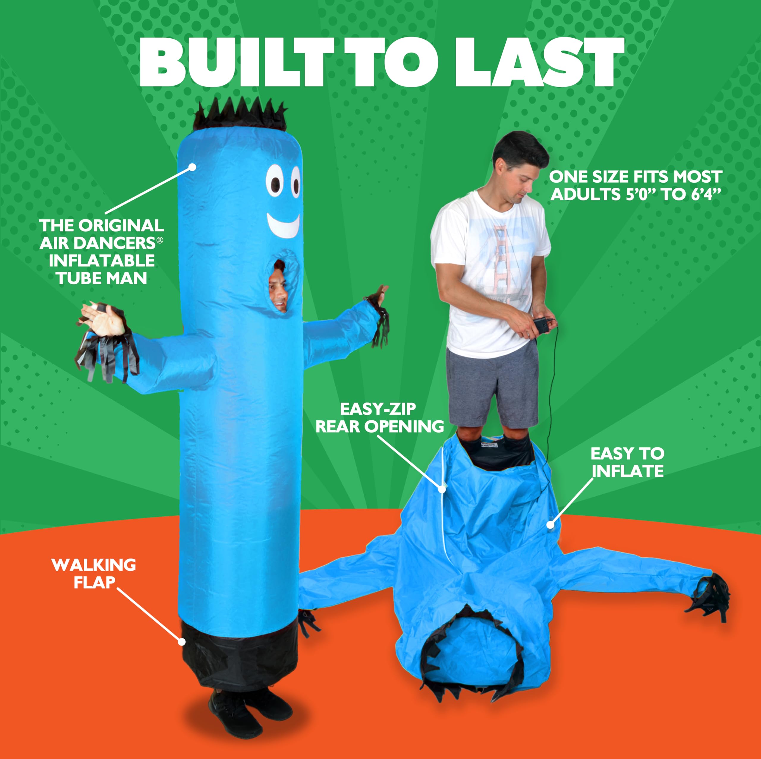 Snapklik.com : Inflatable Tube Man Funny Inflatable Costume Adult For ...