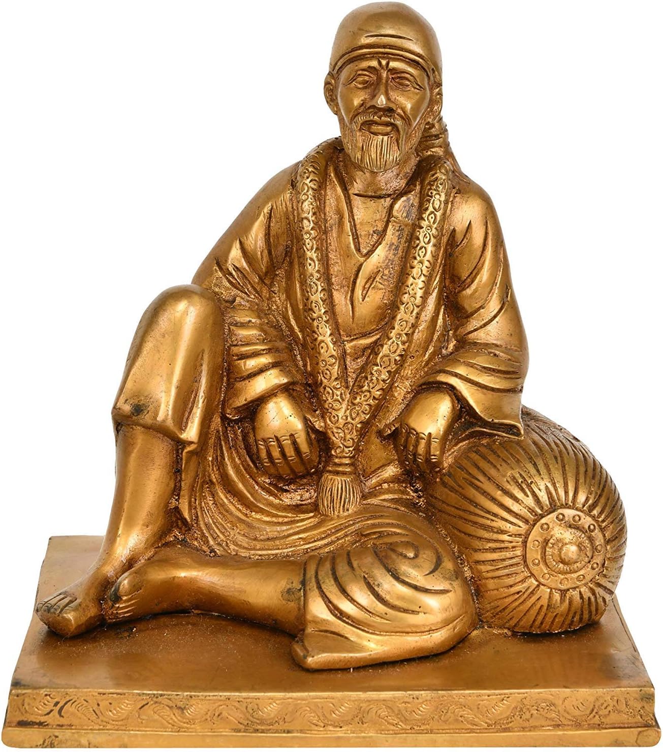 Pink-Lotus Shirdi Sai Baba - Brass Statue : Amazon.ca: Home