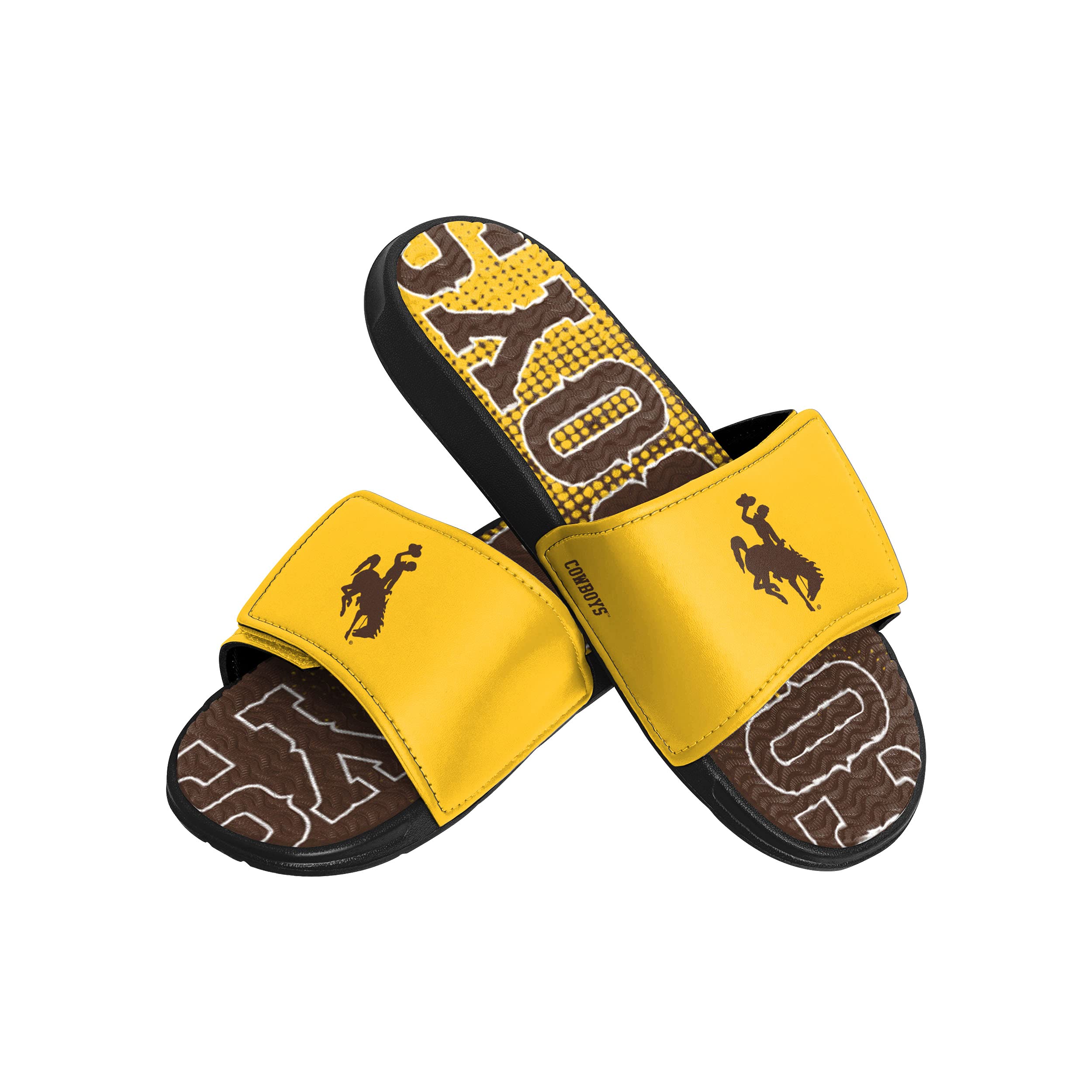 FOCO Team Slide Sandals FOCO NCAA Gradient Wordmark Gel Slide Sandals ...