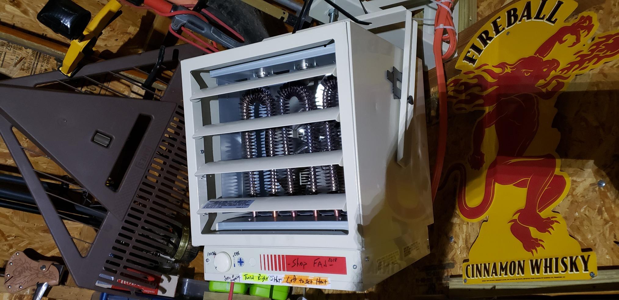 DIMPLEX 1-Phase Industrial Unit Heater, Model: EUH03B11, 120V, 3kW ...