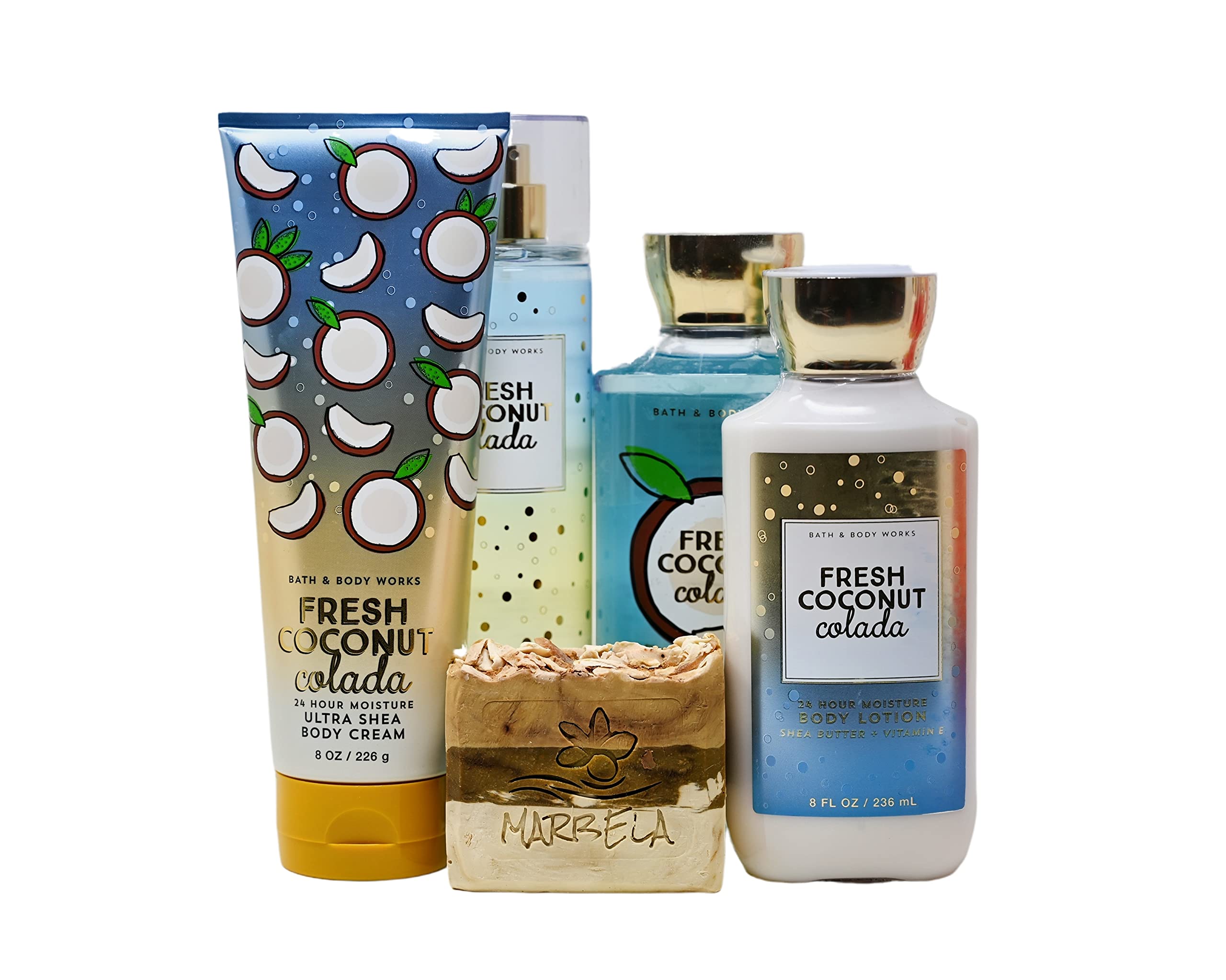 Buy Bath & Body Works - FRESH COCONUT COLADA gift set - Body Lotion ...