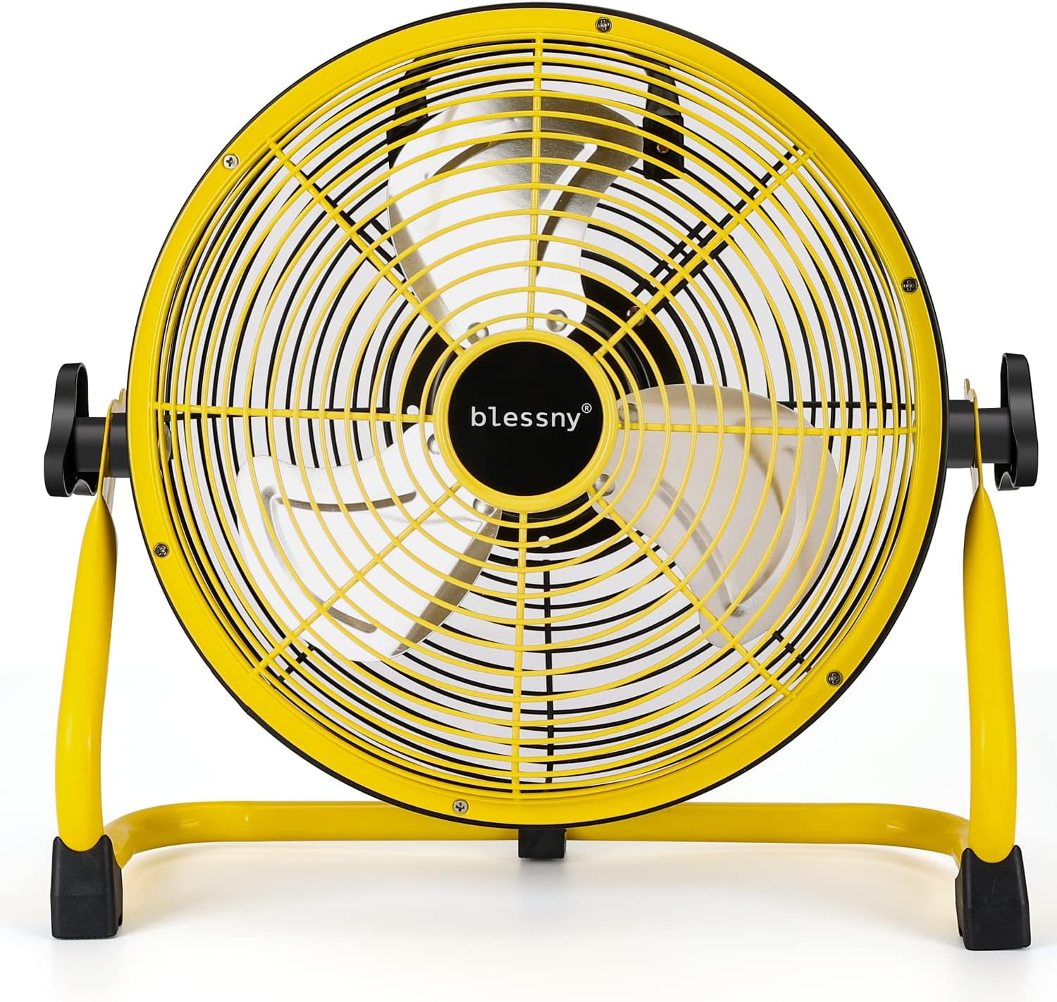 Amazon.com: blessny 10-Inch Portable Rechargeable Floor Fan, 12000-mAh Battery Operated Cordless ...