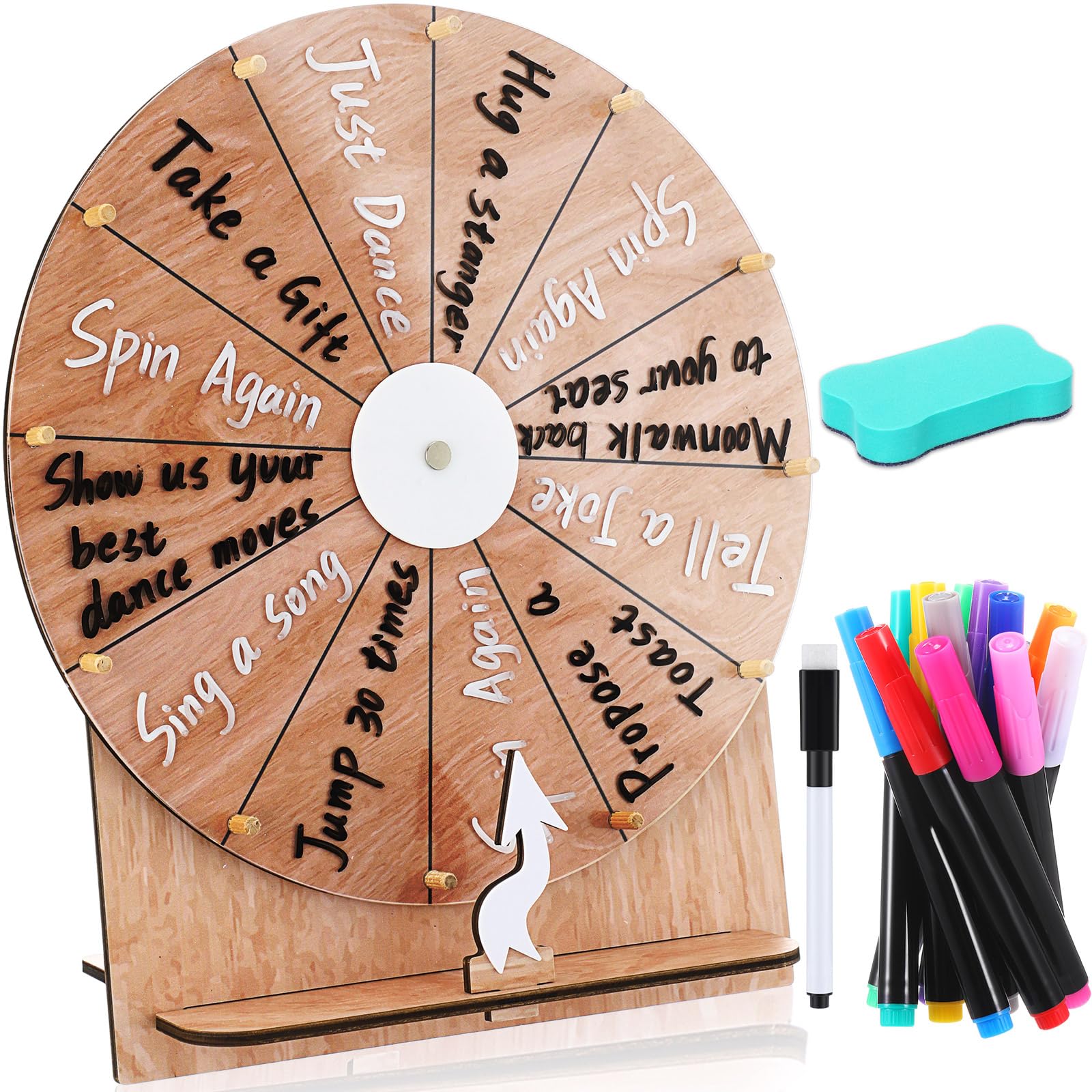 Wedding Game Spinning Wheel 11 4 Inch Erasable Spin The Wheel ...
