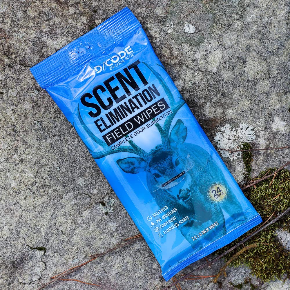 Snapklik.com : Code Blue Scent Elimination Field Wipes, Unscented, 24 Wipes