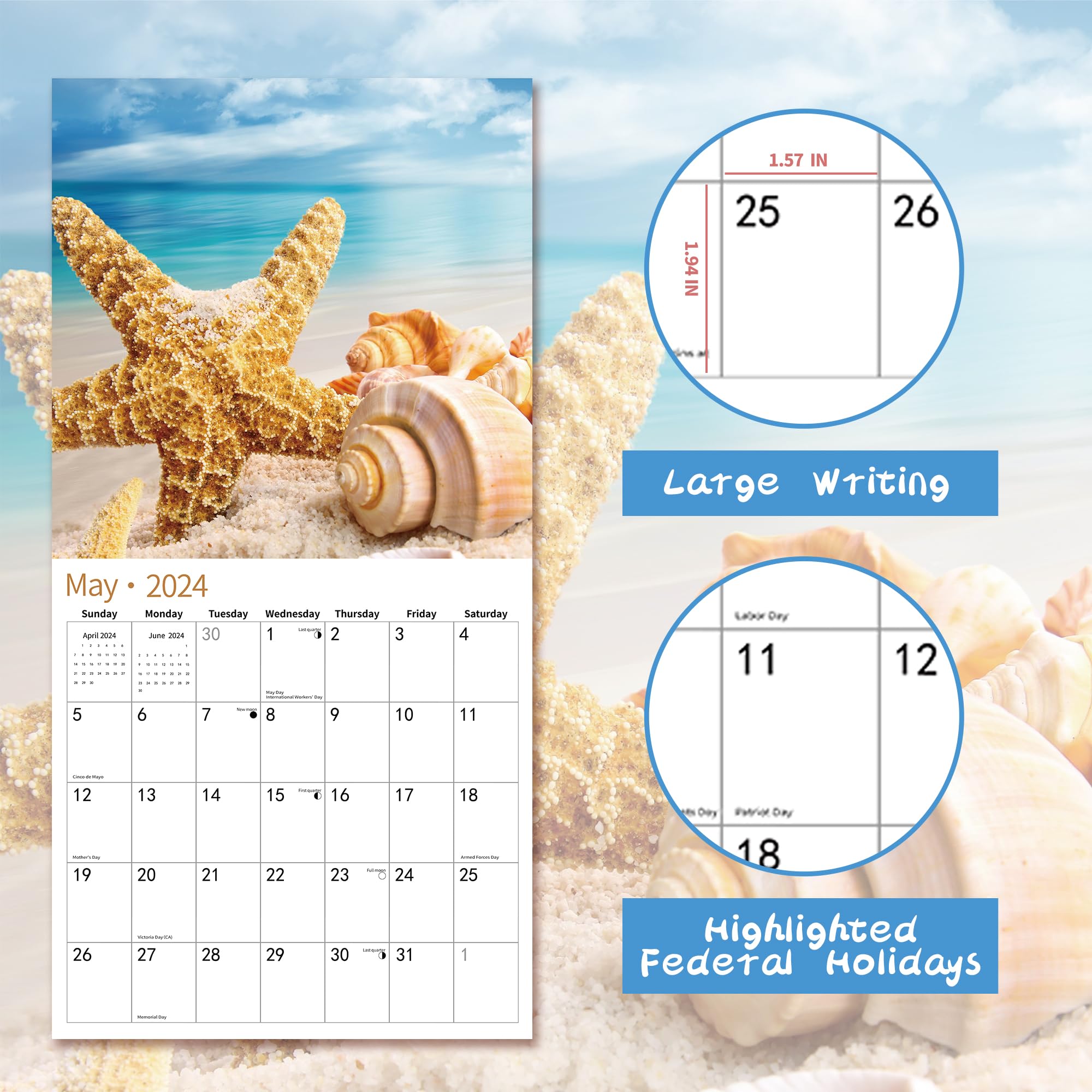 Snapklik.com : 2024 Wall Calendar,Calendar 2024, November 2023 ...