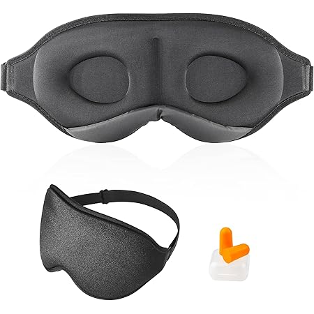 Amazon.com: MZOO Sleep Eye Mask for Men Women, 3D Contoured Cup ...