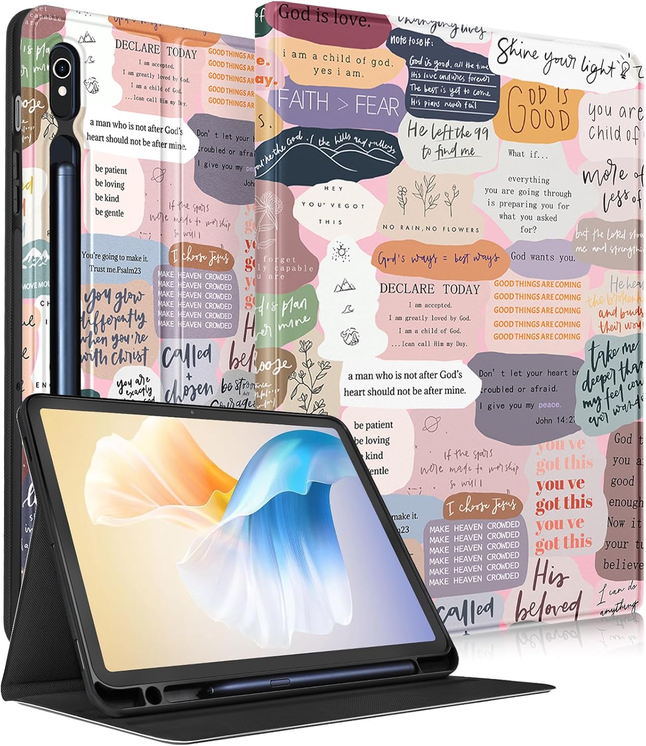 Amazon.com: Wazzasoft for Samsung Galaxy Tab S10 Fe/S9 Fe Case - Tab S9 ...