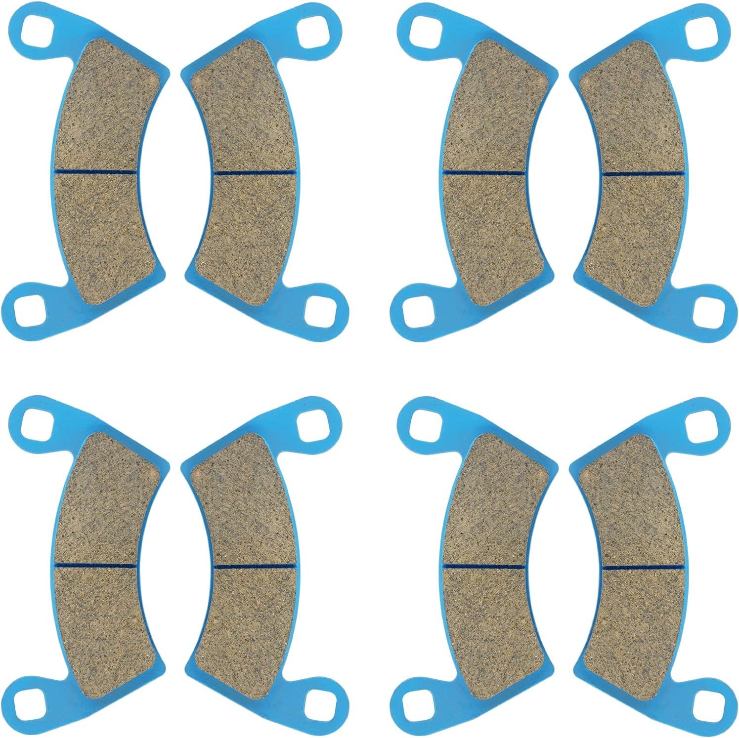 Amazon.com: Front and Rear Ceramic Brake Pads Kit for Polaris RZR XP ...