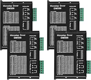 ACEIRMC DM556 CNC Digital Stepper Driver - 2-Phase Stepper Motor Controller, 20-50V DC Max 5.6A ...