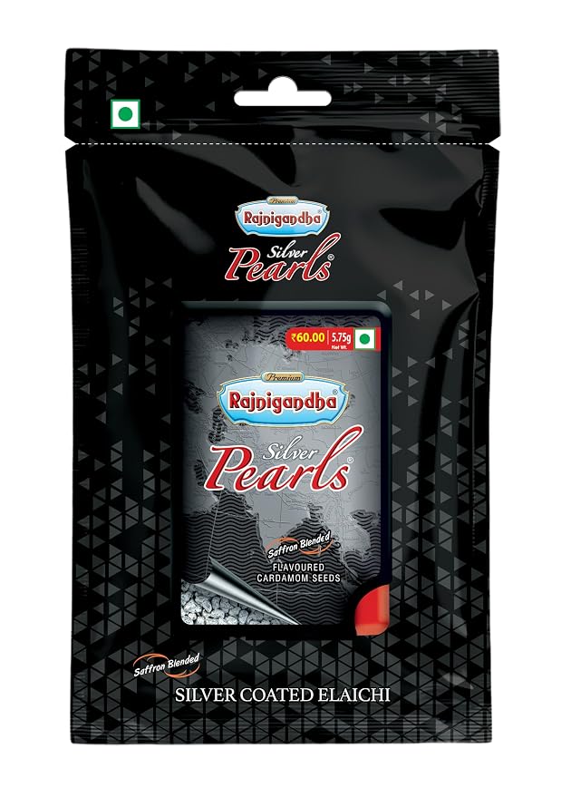 Rajnigandha Silver Pearls Mouthfreshener 6 Gram, cardamom : Amazon.in ...
