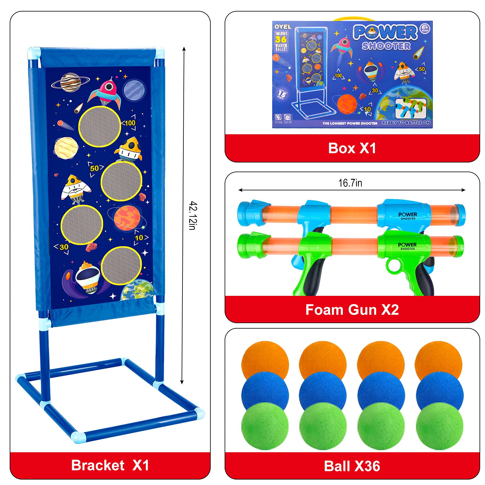 baxztyu Shooting Games Toy Gu...B098T8C611 | Encarguelo.com