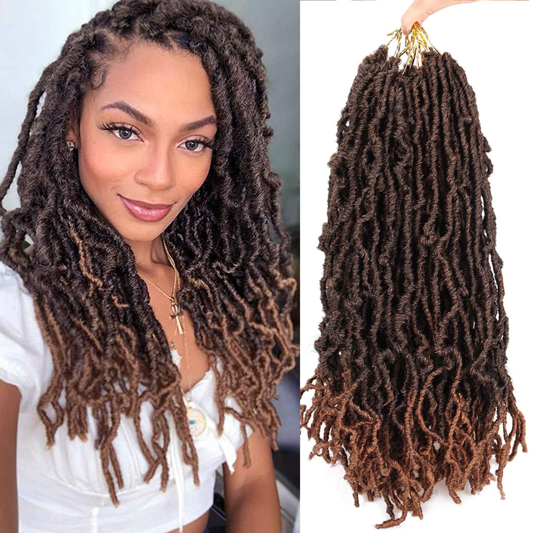 Faux Locs Crochet Hair 22Inch...B08DN7JMML | Encarguelo.com