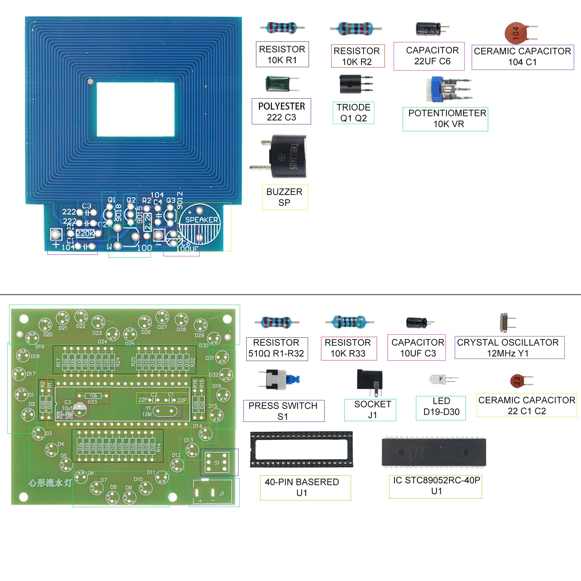 Snapklik.com : YIDAB Soldering Practice Kit 5-in-1 DIY Classic Desk ...