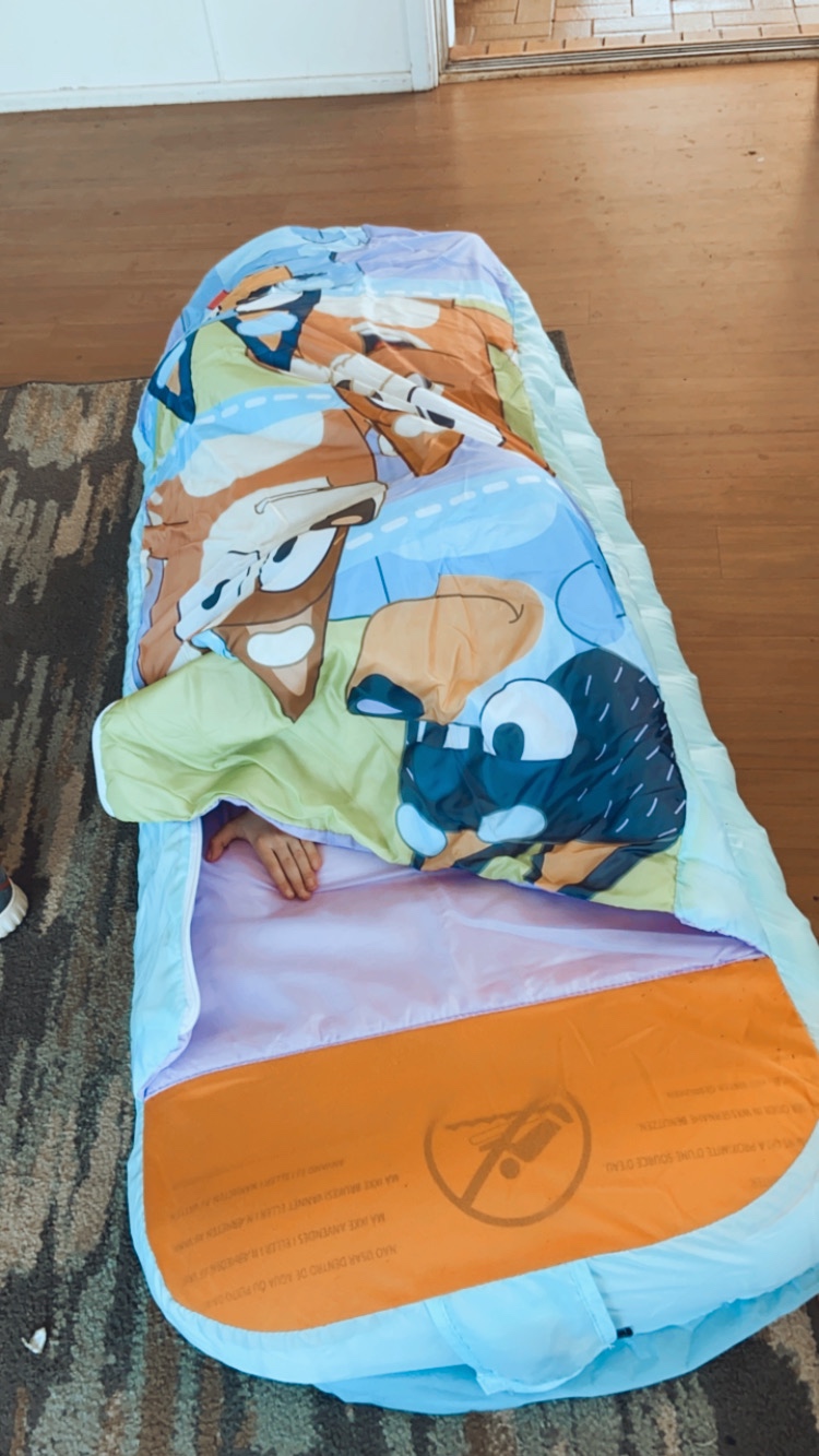 Bluey Heeler Family Junior ReadyBed 2 in 1 Kids Sleeping Bag and ...