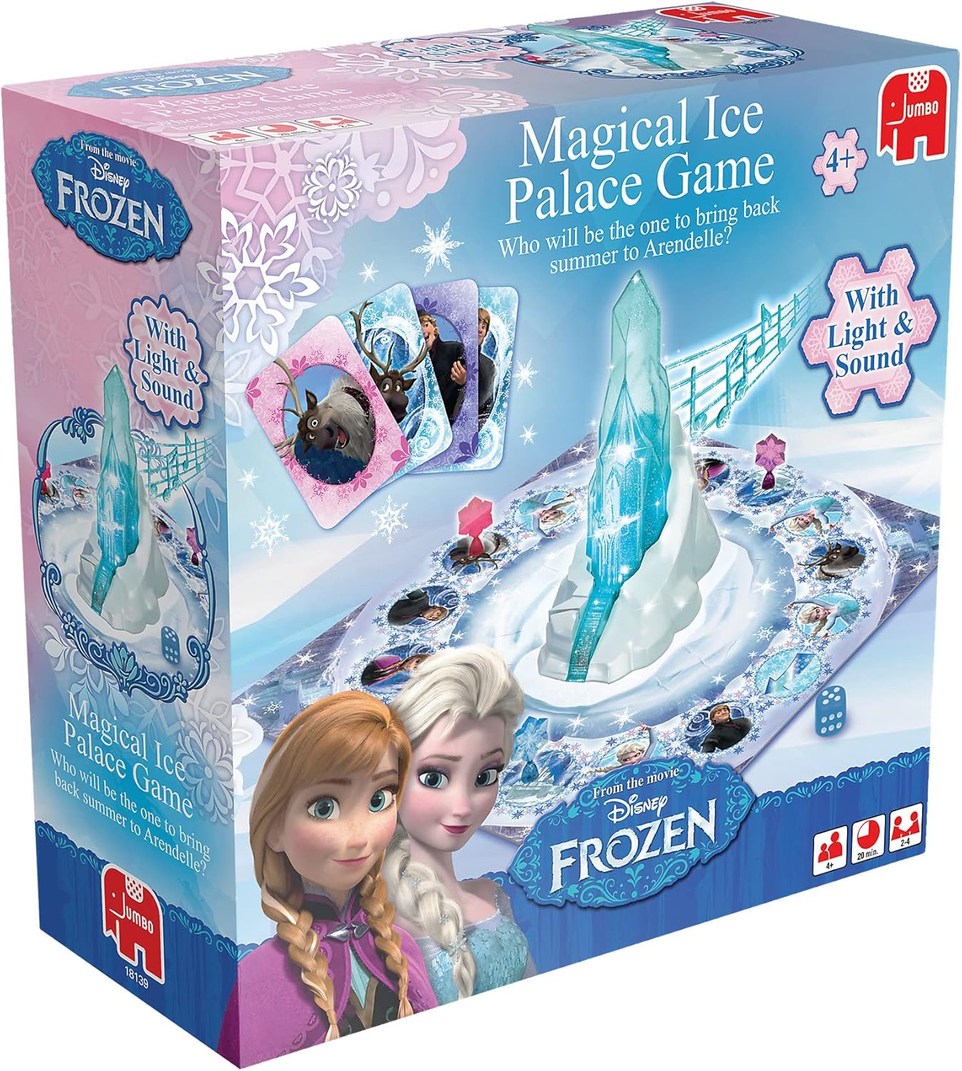 Disney Jumbo Games Frozen Magical Ice Palace Board Game : Amazon.co.uk ...