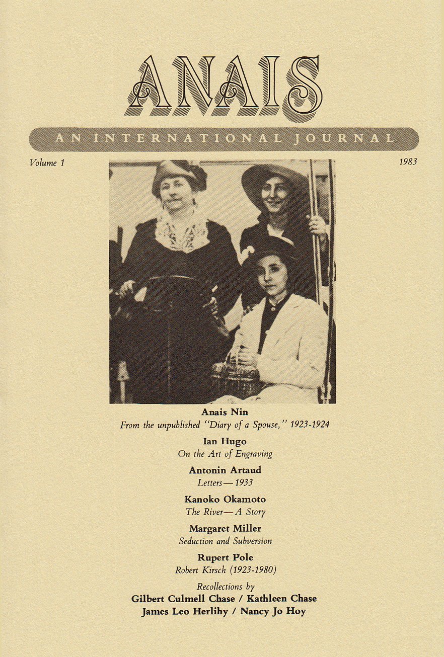 ANAIS: An International Journal, Volume 1 - Kindle edition by Nin ...
