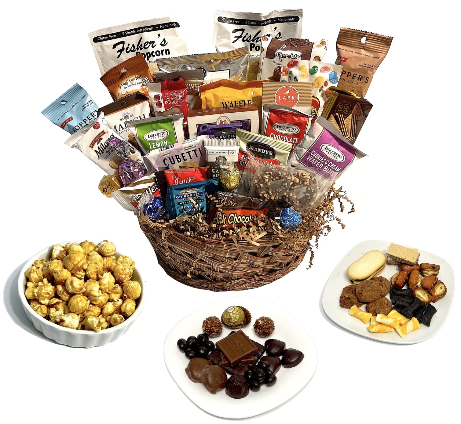 Amazon.com : Premium 29 piece chocolate gift basket of gourmet ...