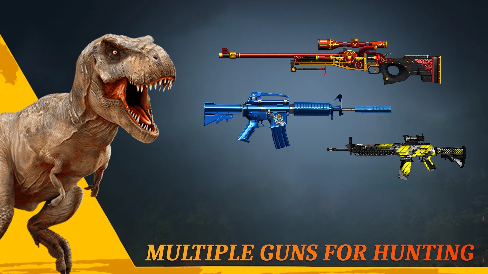 Real Dino FPS Hunting Game 3d wild dinosaur hunter simulator - App on ...