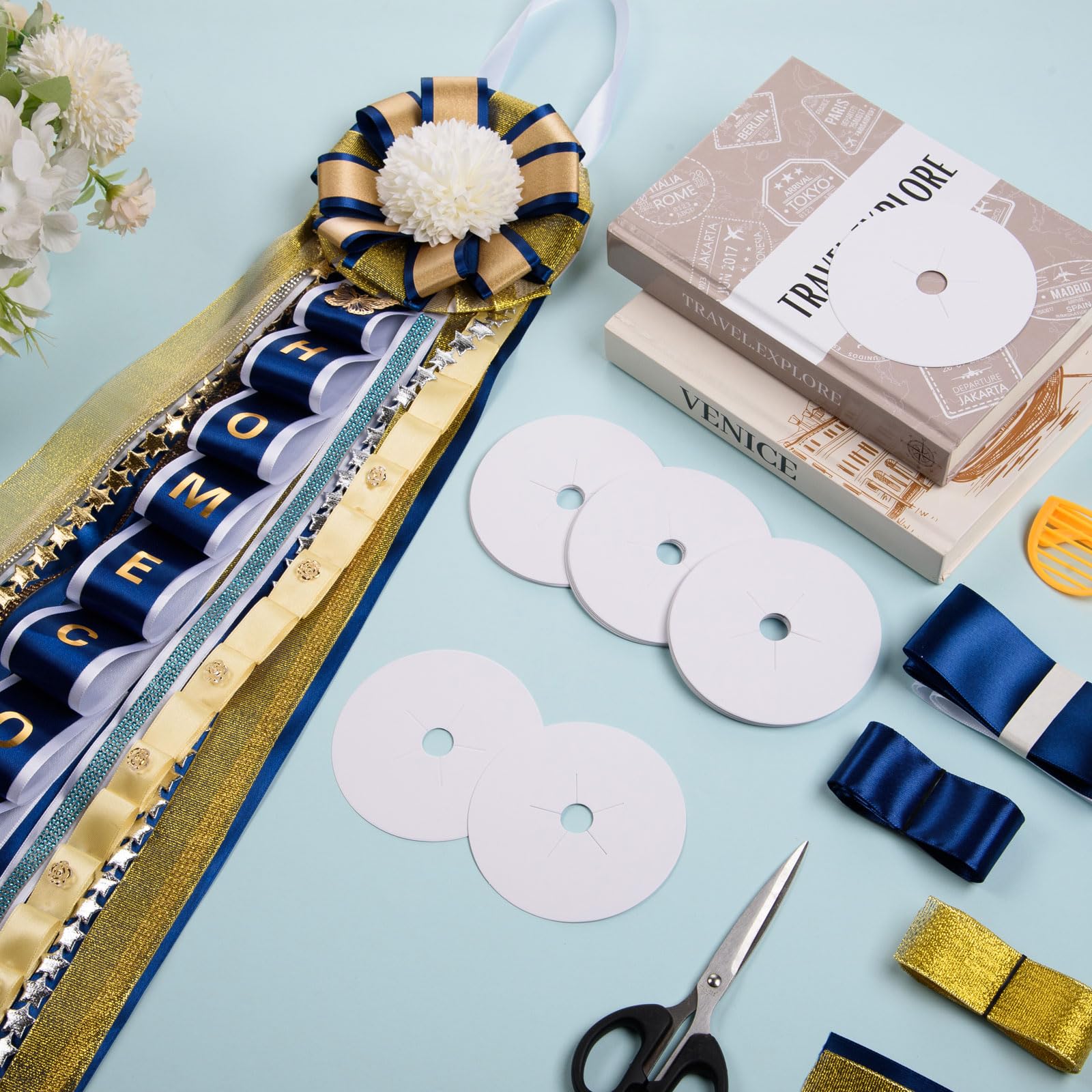 Snapklik.com : 120 Pcs Homecoming Mum Supplies Paper Homecoming Mum ...