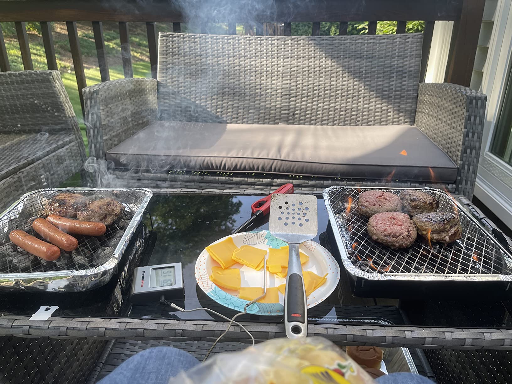 Amazon.com: Disposable Charcoal Grill On The Go Ready to Use Easy to ...