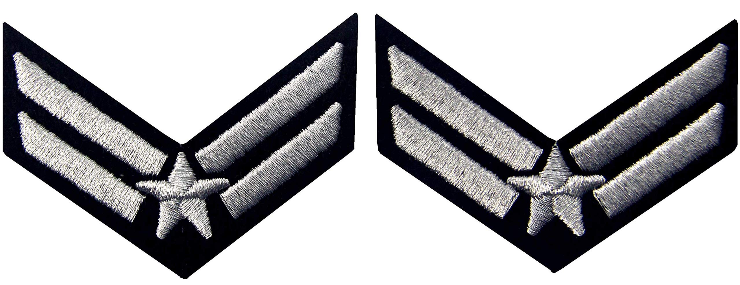 US Air Force Airman Uniform Embroidered Iron On Sew On Chevron Rank ...