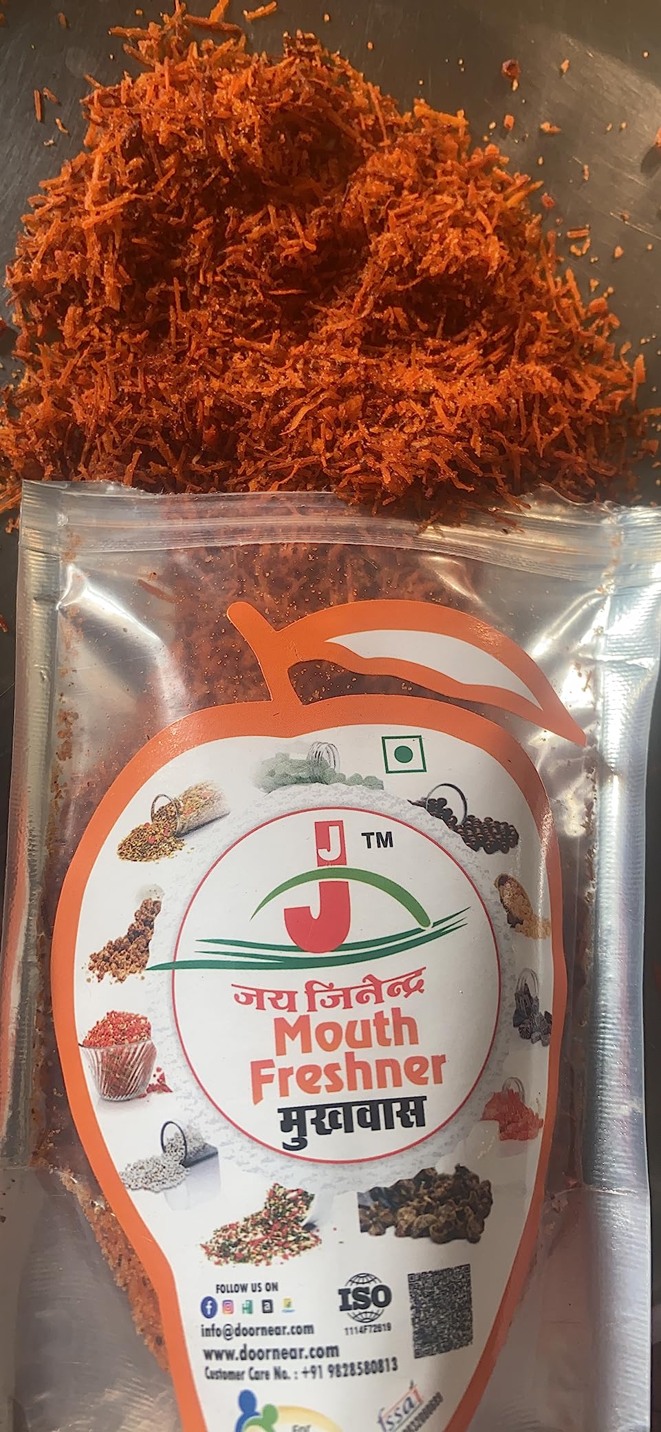 Jai Jinendra Home Made Sweet Kesar Lachha Sali Supari 200gm Gram Packet ...