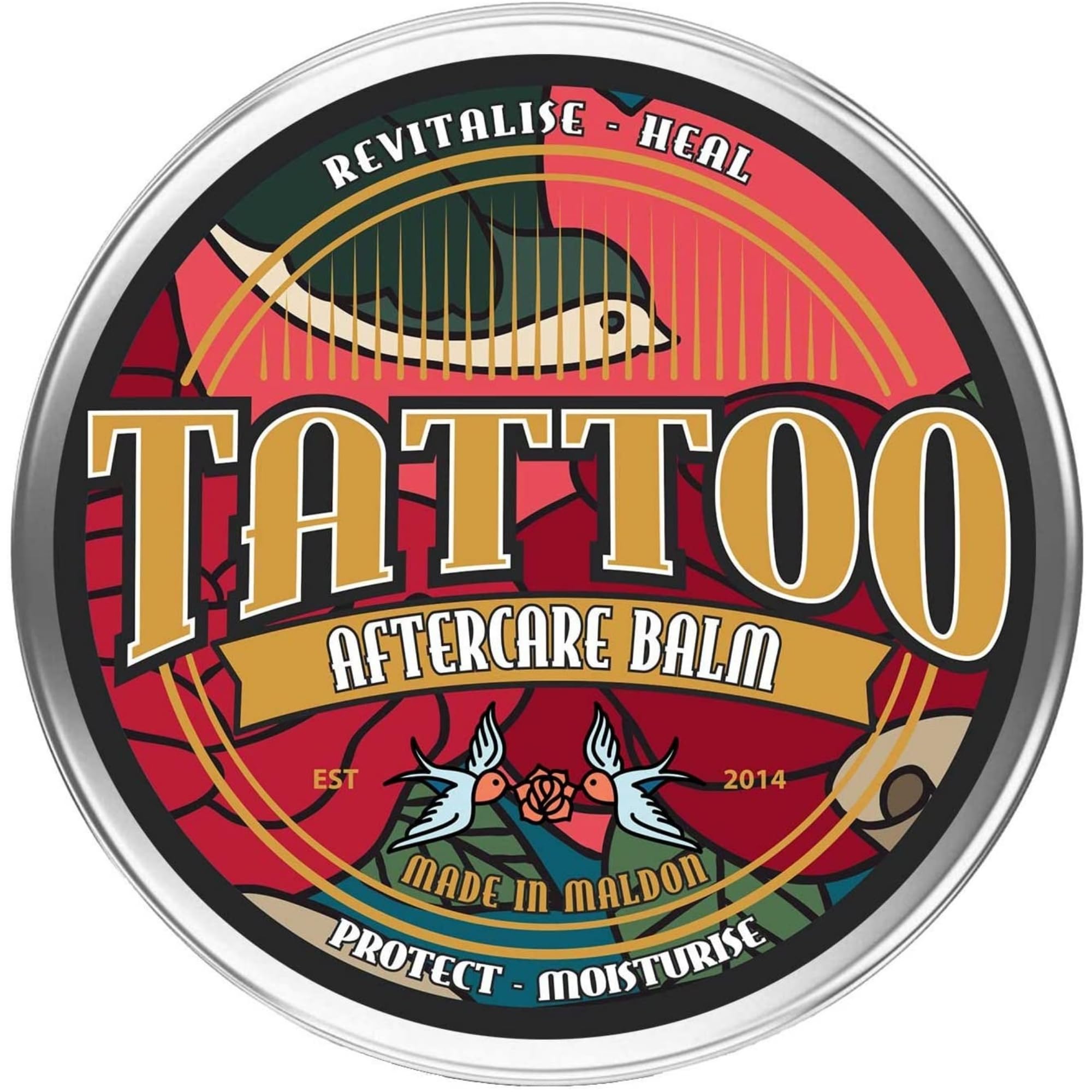 Tattoo Balm Salve - Tattoo Aftercare Balm, Tattoo Moisturiser Promotes ...