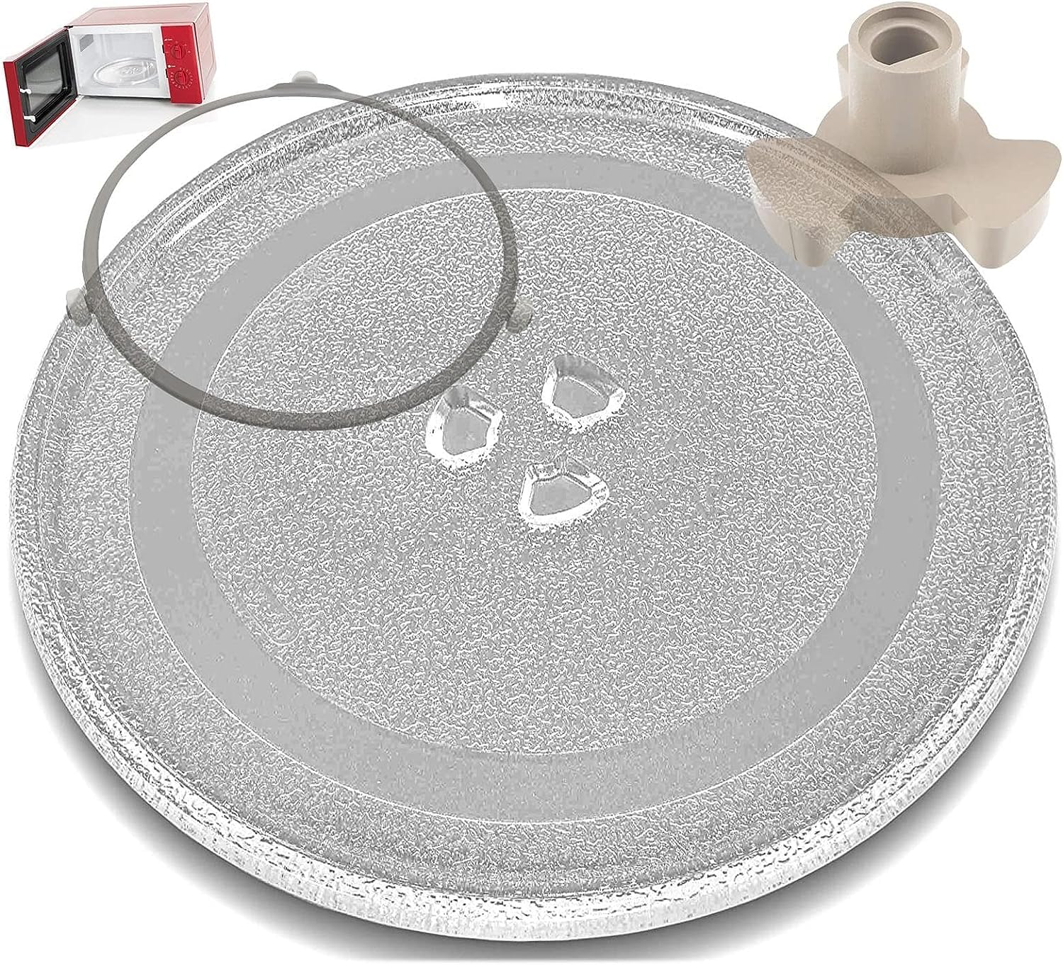 Amazon.com: Microwave Oven Tray 9.6" 12.4" Microwave Plate Replacement ...