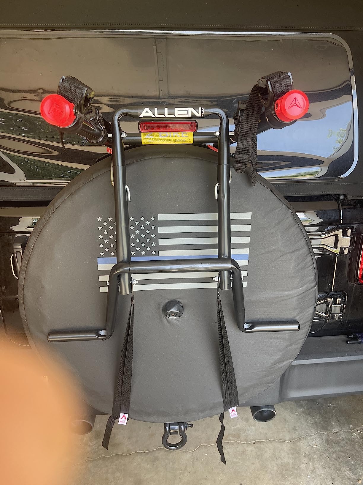 $11/mo - Finance Allen Sports Deluxe 2-Bike Spare Tire Rack , Black ...