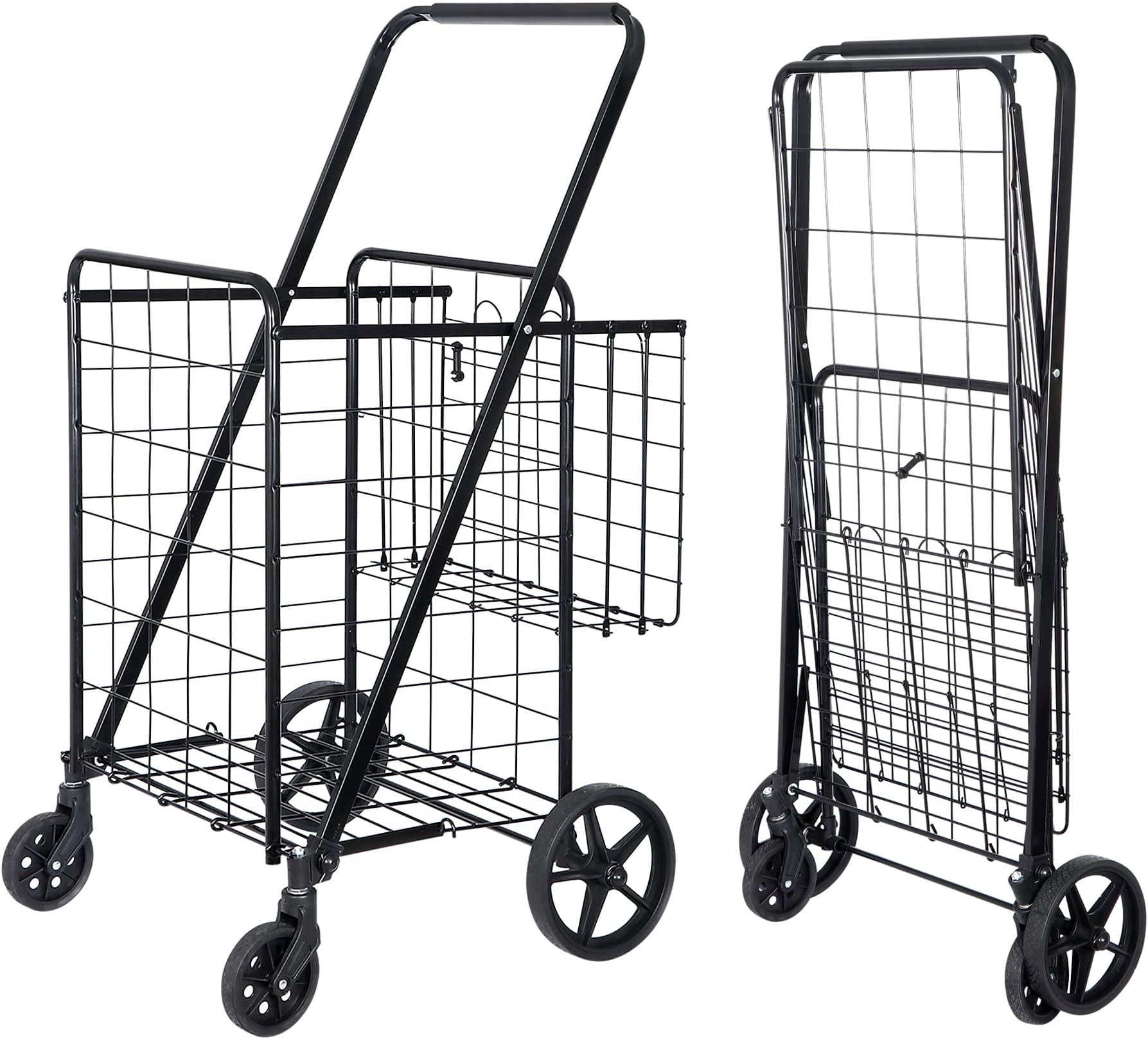 Amazon.com : Extra Large Heavy Duty Folding Shopping Grocery Storage ...