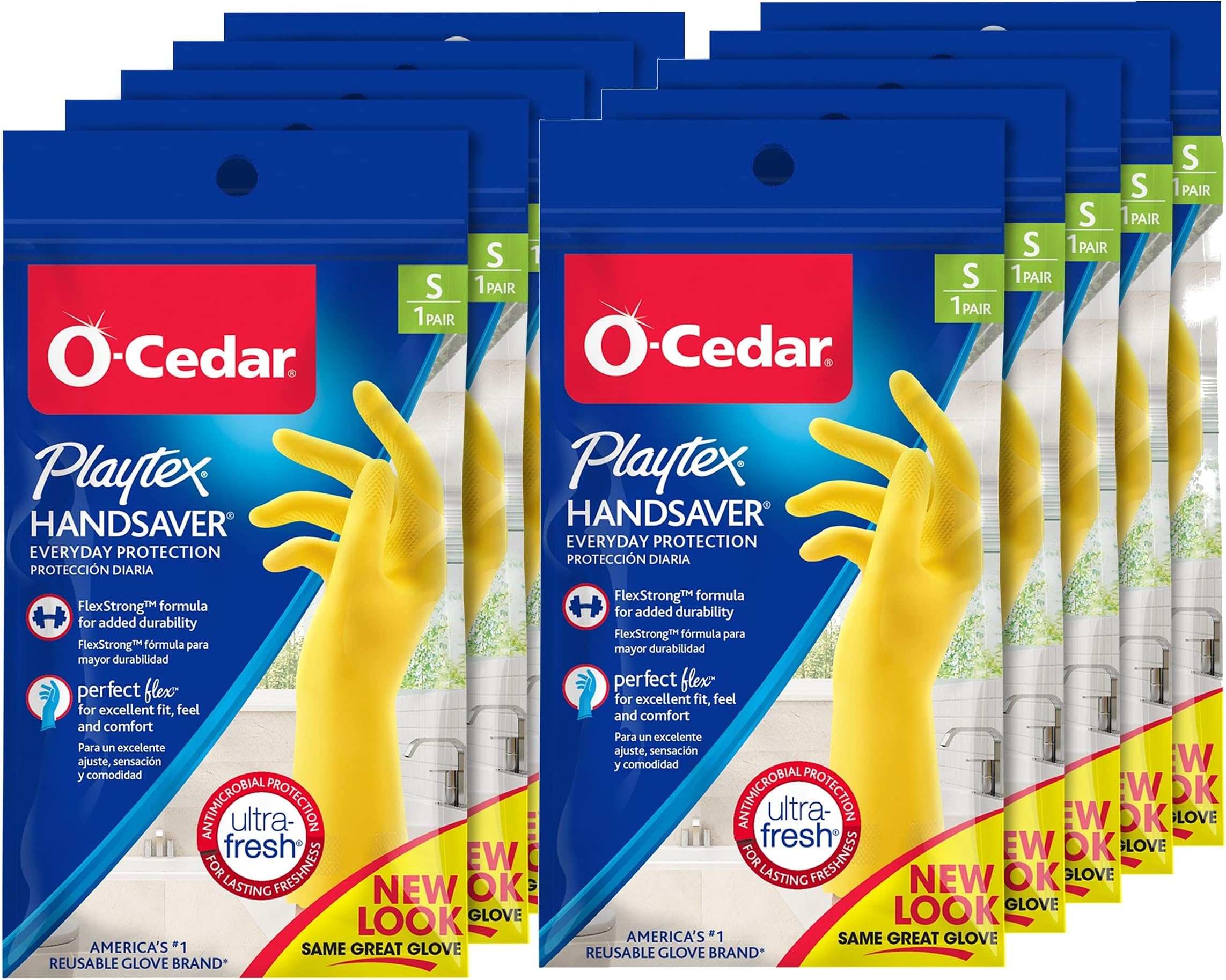 Amazon.com: Playtex Handsaver Reusable Rubber Gloves (Medium, Pack - 1 ...