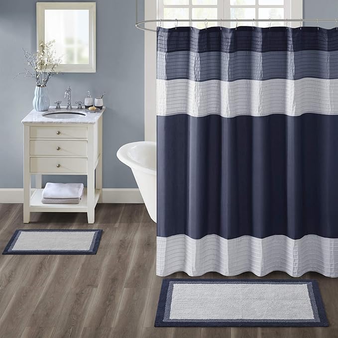 Amazon.com: Madison Park Amherst Bathroom Rugs Room Décor 100% Cotton ...