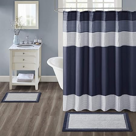 Amazon.com: Madison Park Amherst Bathroom Rugs Room Décor 100% Cotton ...