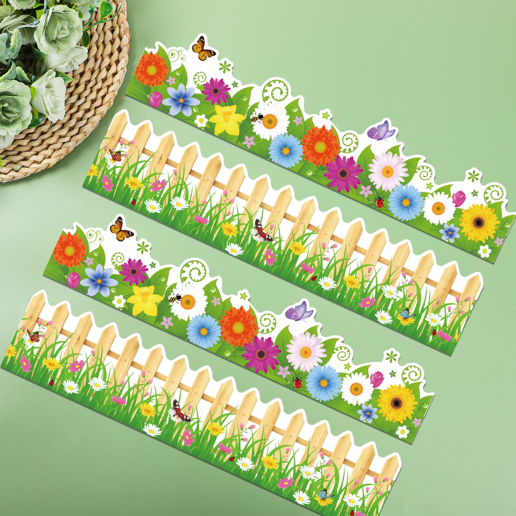 Simple Flower Border Design For Bulletin Board