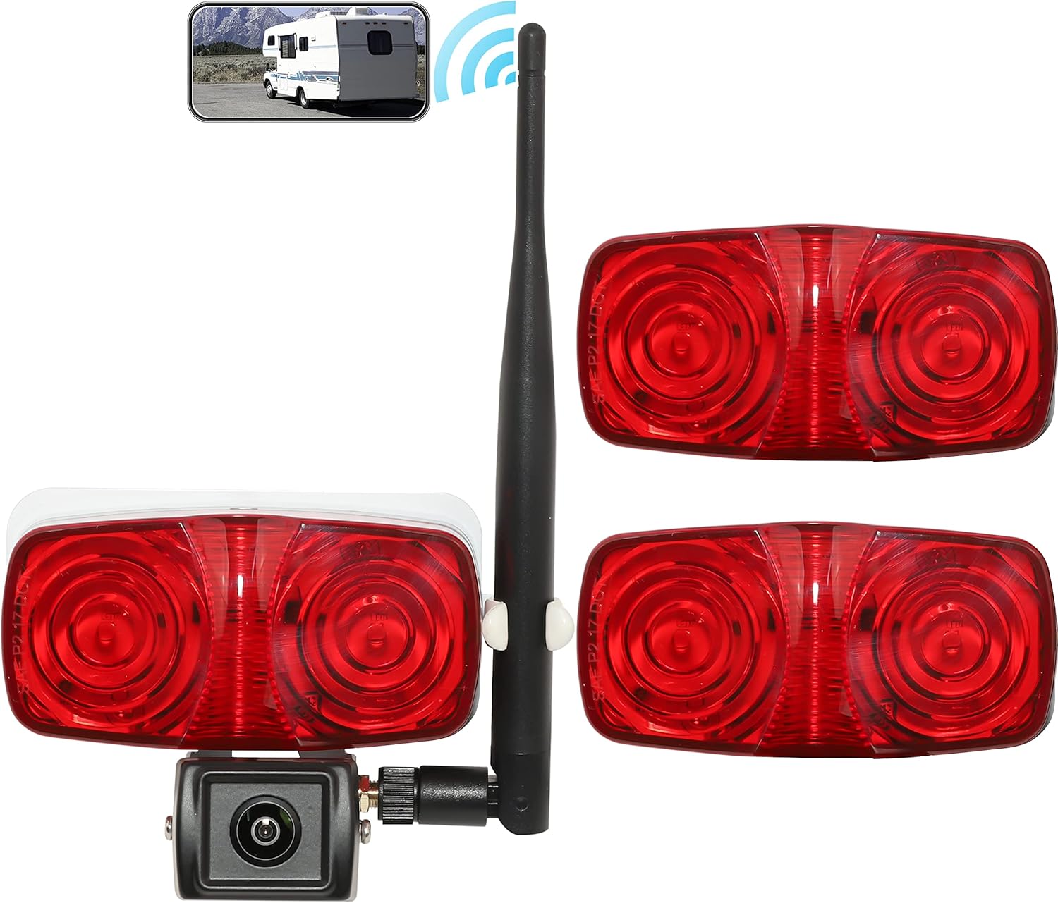 Amazon.com: EWAY Wireless RV Trailer Backup Camera with Truck RV Marker ...