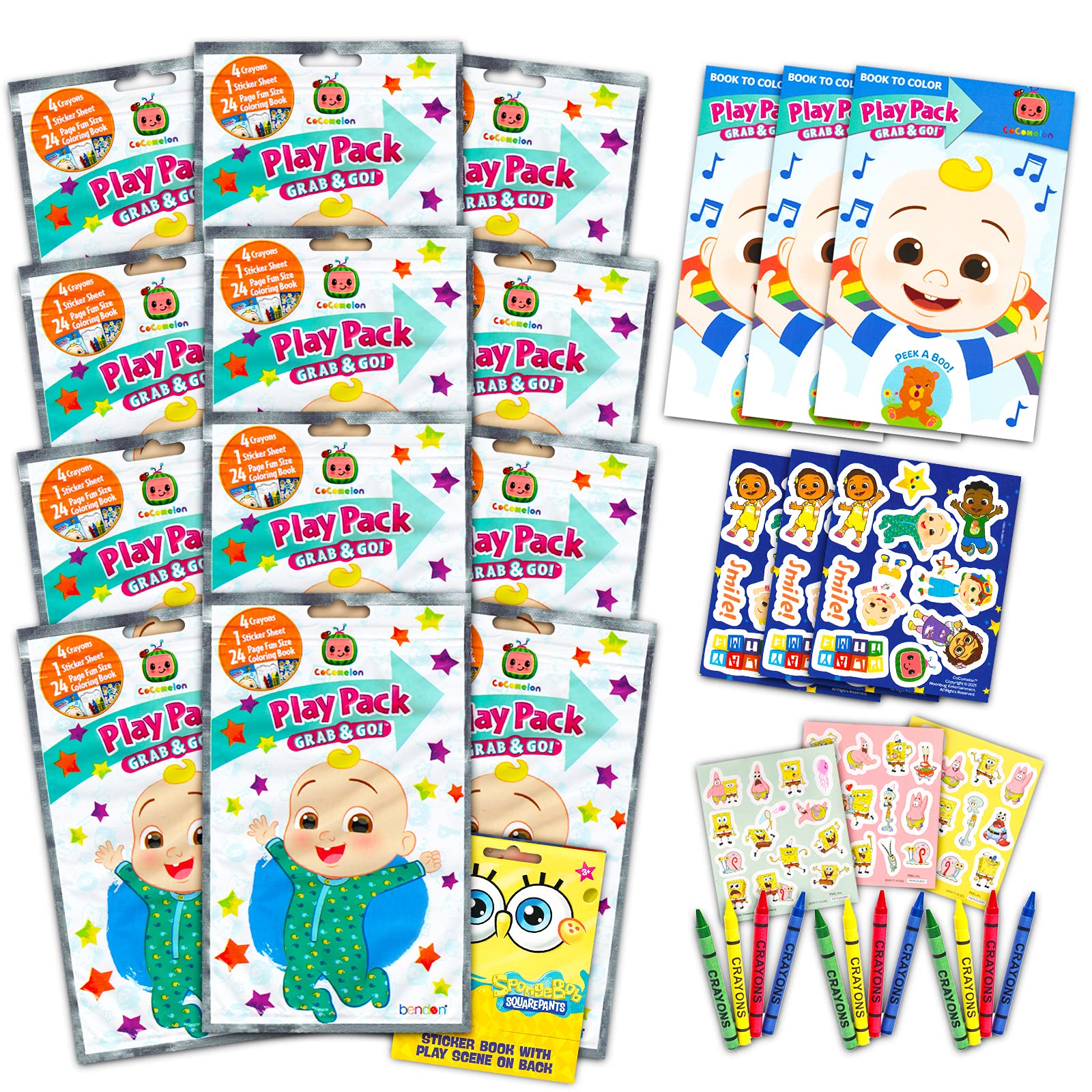 Buy CoComelon Birthday Party Favors and Supplies Bundle for Kids ...
