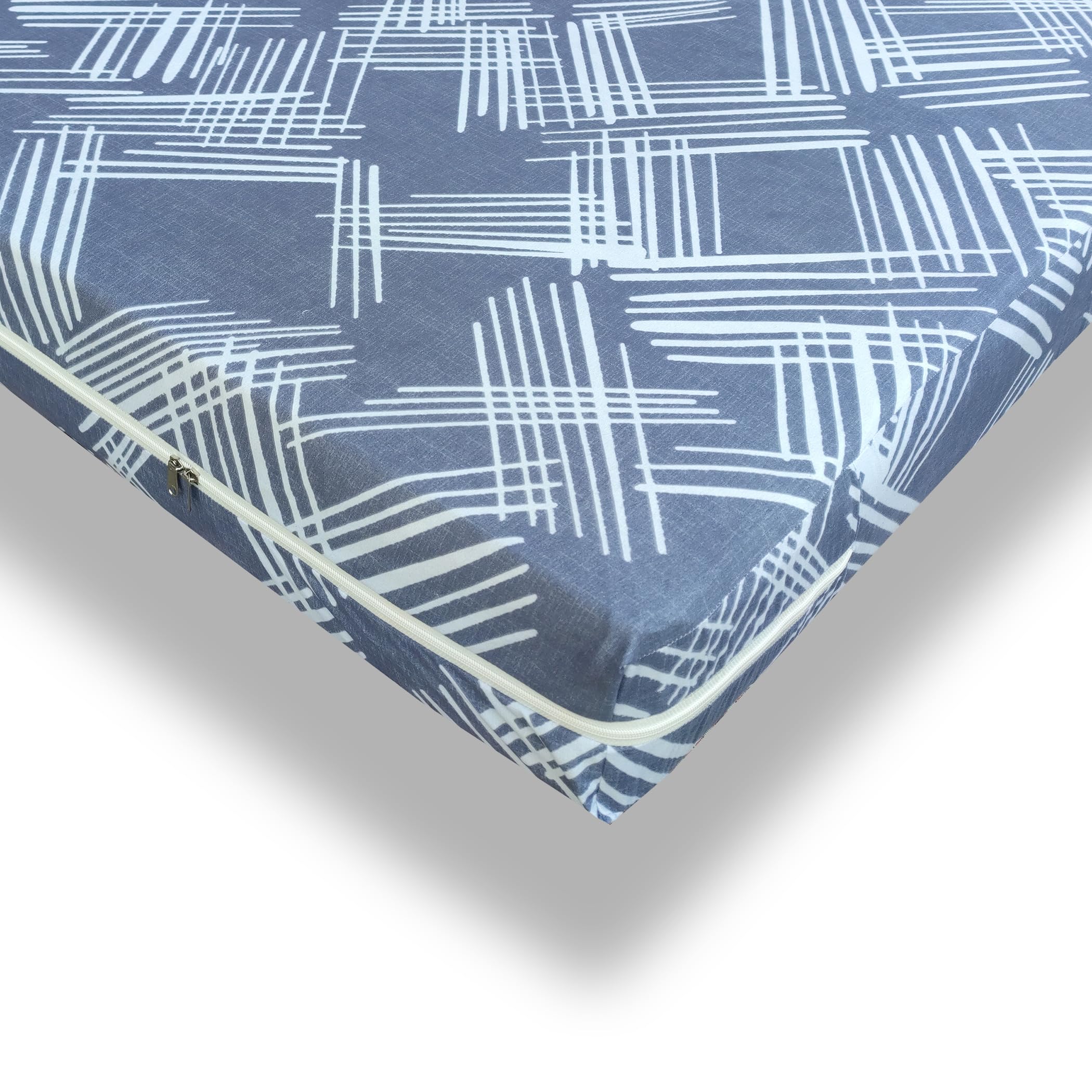 Buy WELLFIT Cotton Mattress Cover/Protector for Single Size Bed with ...