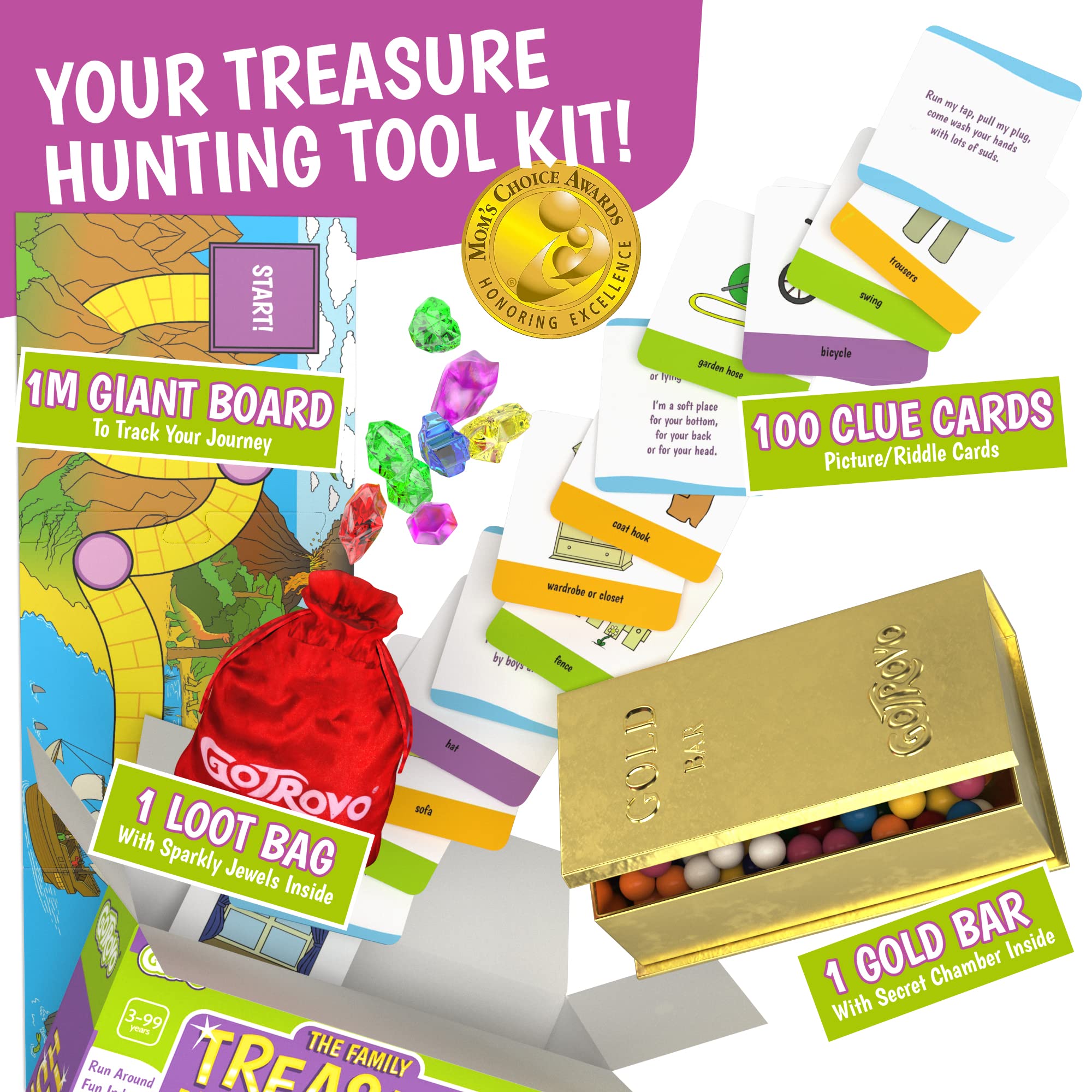 Buy Treasure Hunt Game for Kids Outdoor Indoor Pirate Games - Scavenger ...