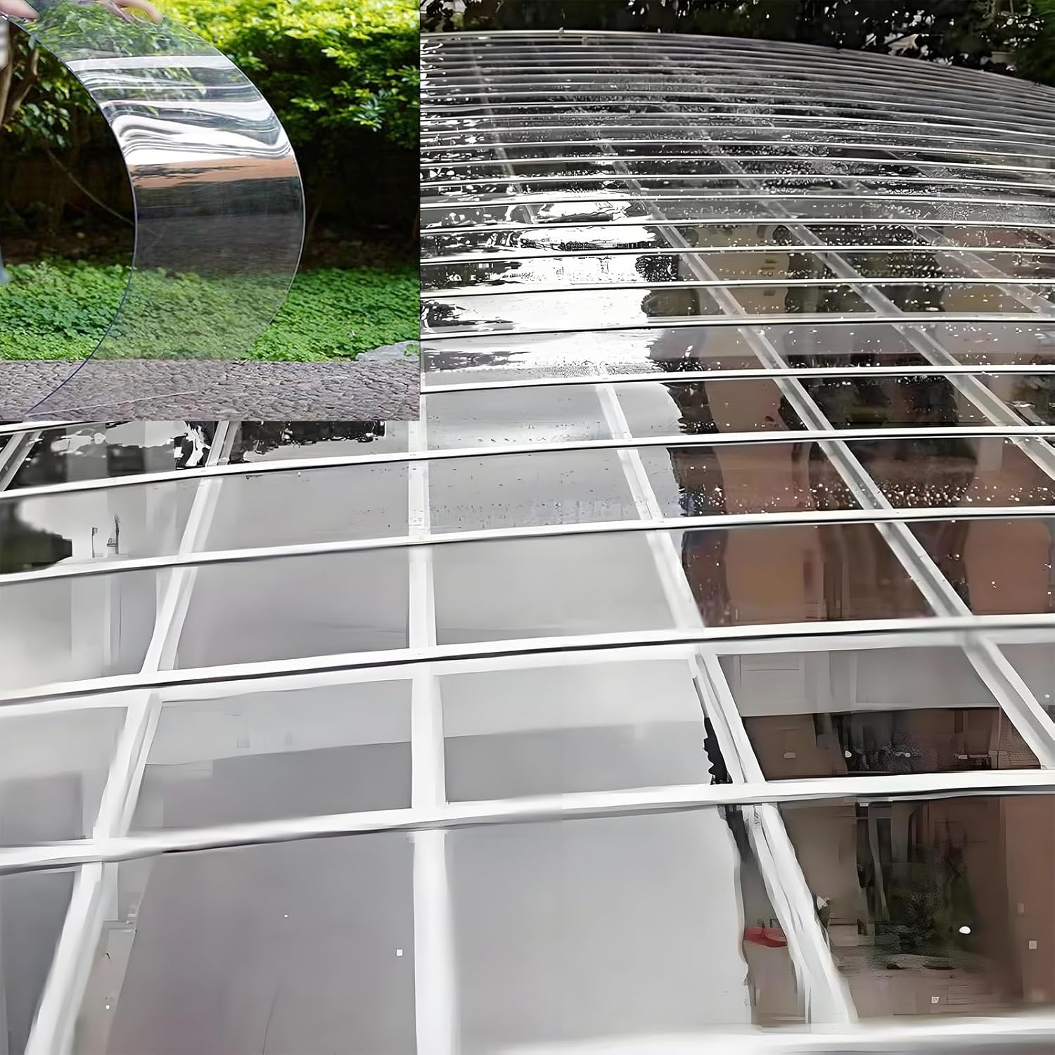 Amazon.com: Clear Polycarbonate Greenhouse Panels 1mm Thick ...
