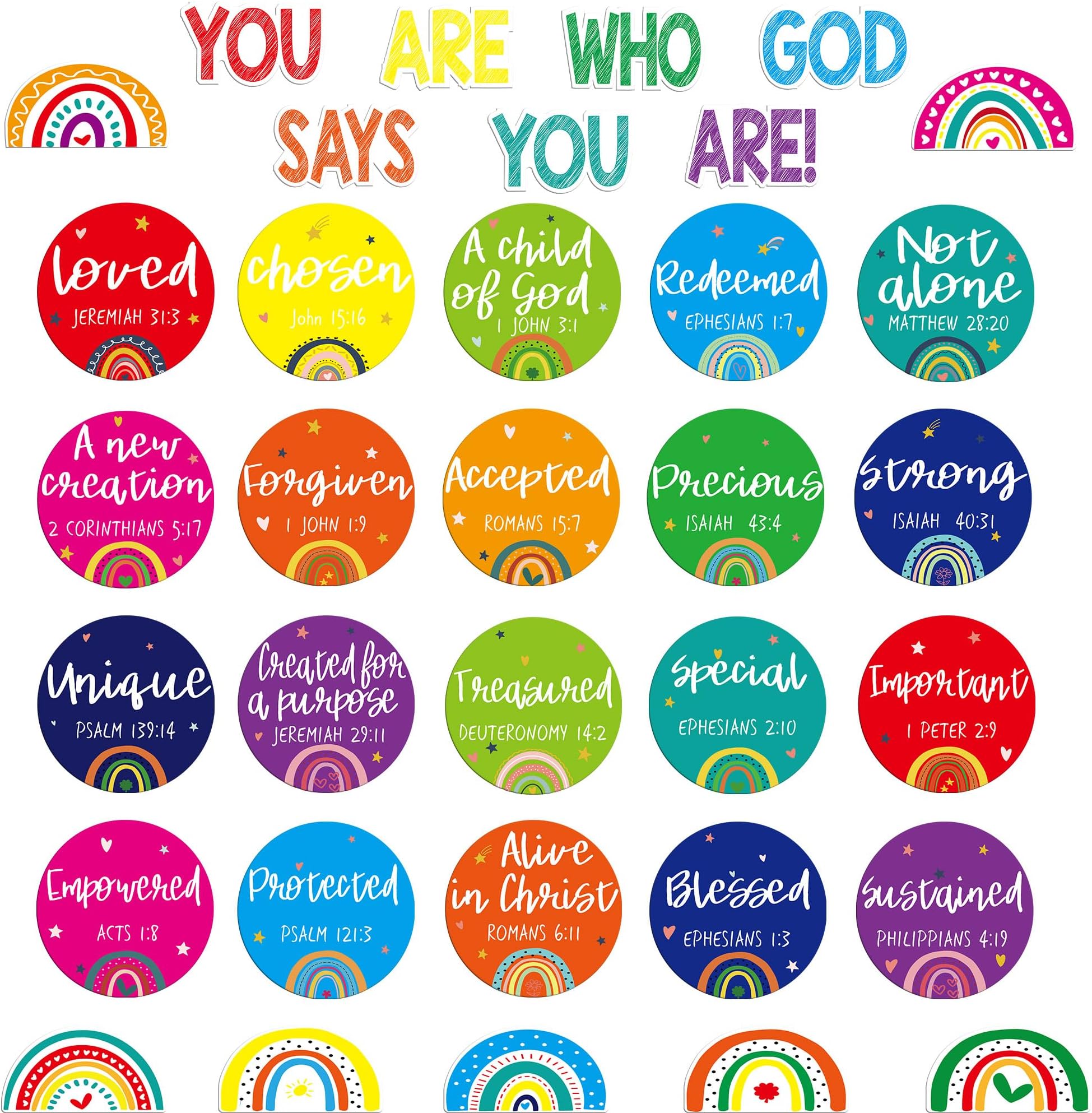 Amazon.com: YIYDONG Christian Bulletin Board Sets, Church Inspirational ...