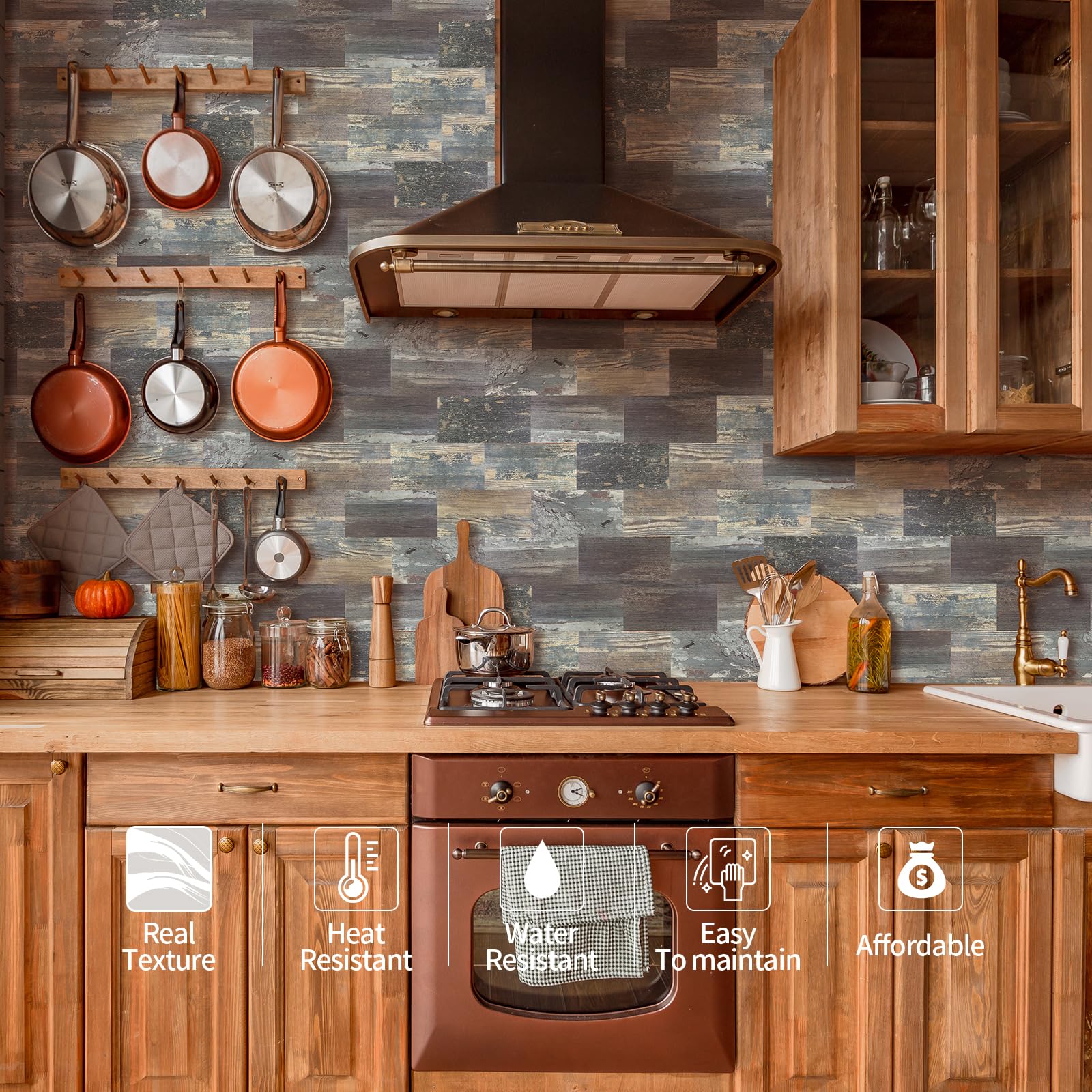 Snapklik.com : Yipscazo Peel And Stick Backsplash 3 X 6 Inches 3D PVC ...