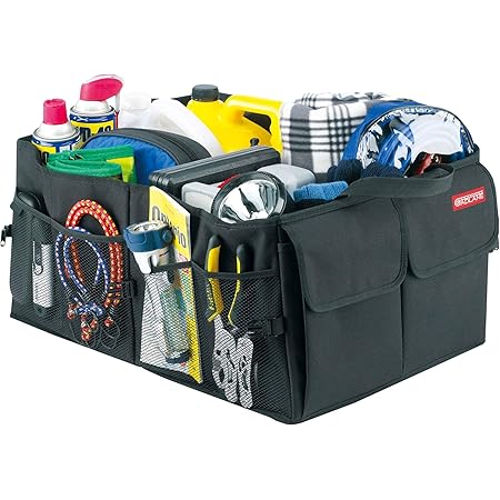 GADLANE Heavy Duty Jumbo Car Boot Organiser Storage Boot Tidy Foldable ...