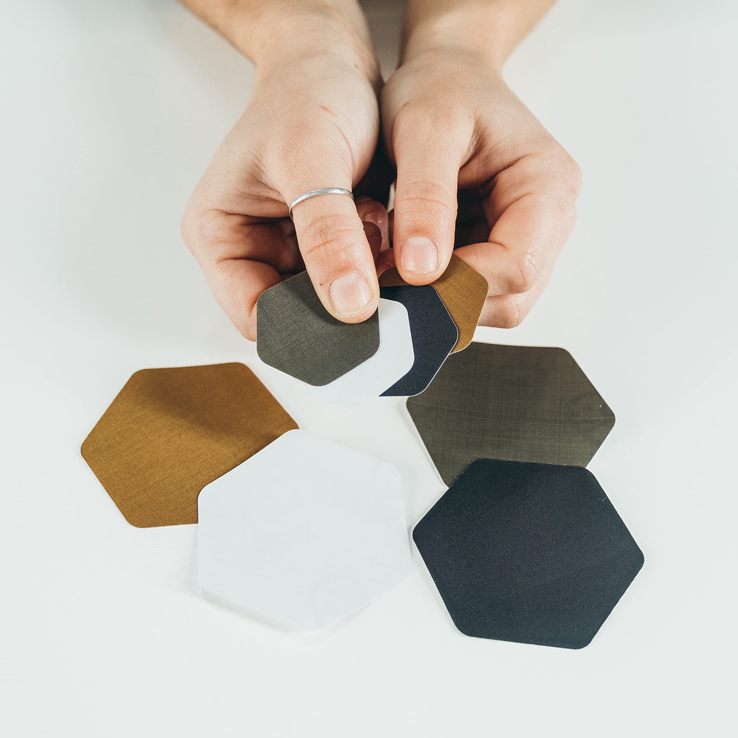 Snapklik.com : Tenacious Tape Hex 2.5 And 1.5 Shapes, Nylon Outdoor ...